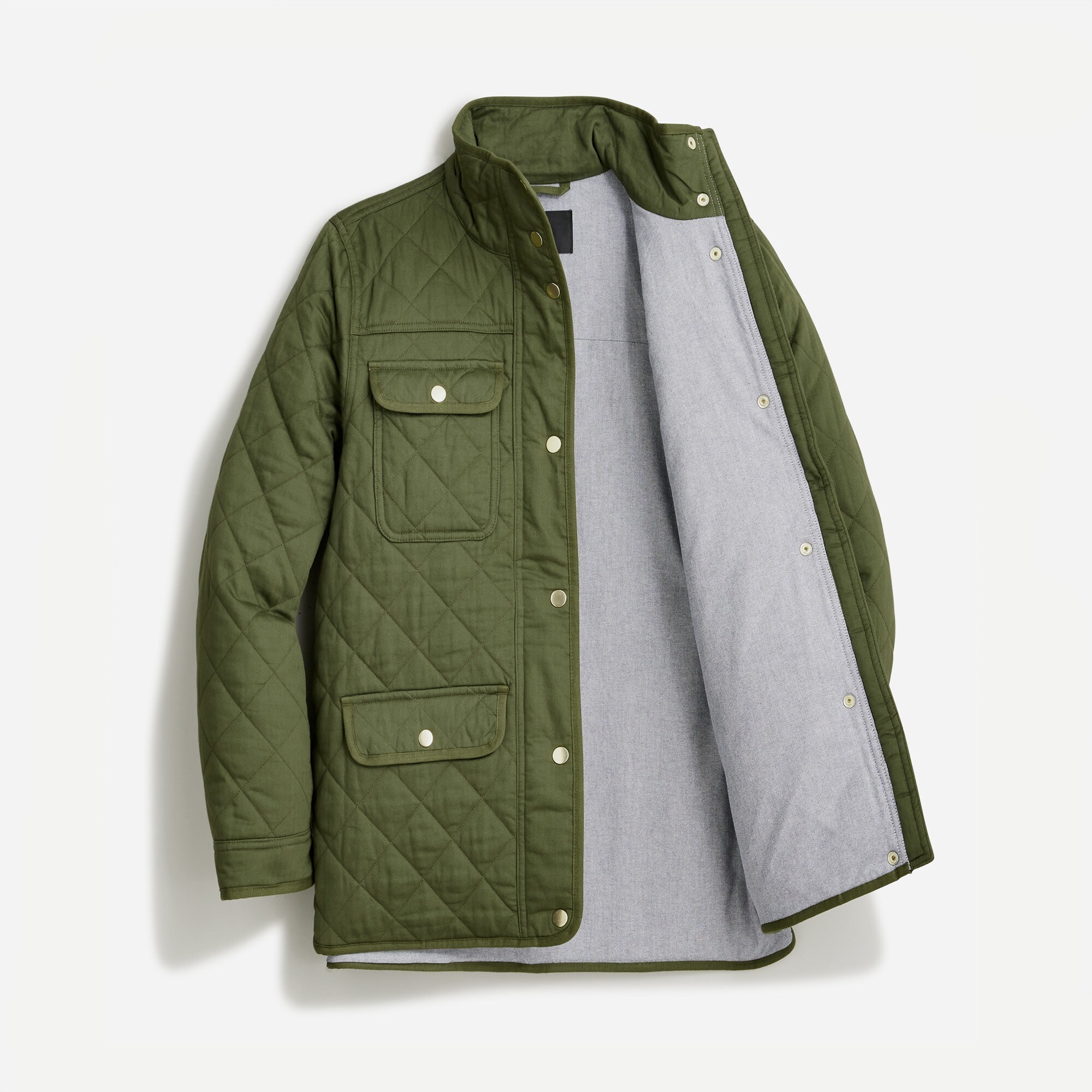 J.Crew: New Quilted Downtown Field Jacket For Women