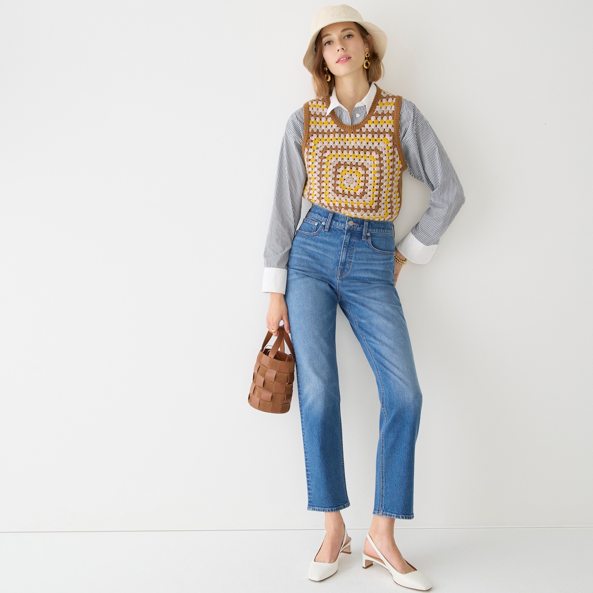 J.Crew: High-rise '90s Classic Straight-fit Jean In Hanger Wash For Women