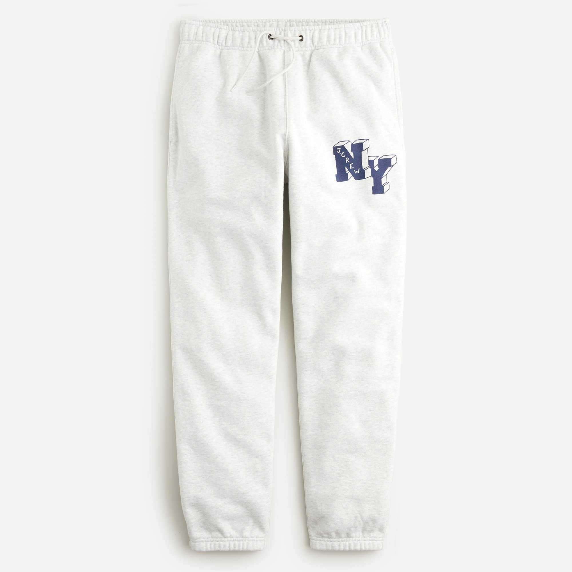 J.Crew: Heritage 14 Oz. Fleece NY Graphic Sweatpant For Men