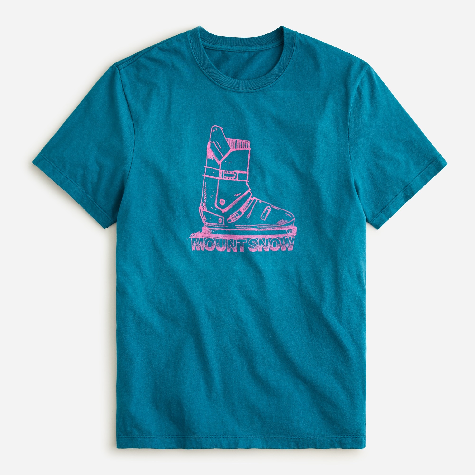 J.Crew: Mount Snow X J.Crew Made-in-the-USA Ski Boot Graphic T-shirt ...