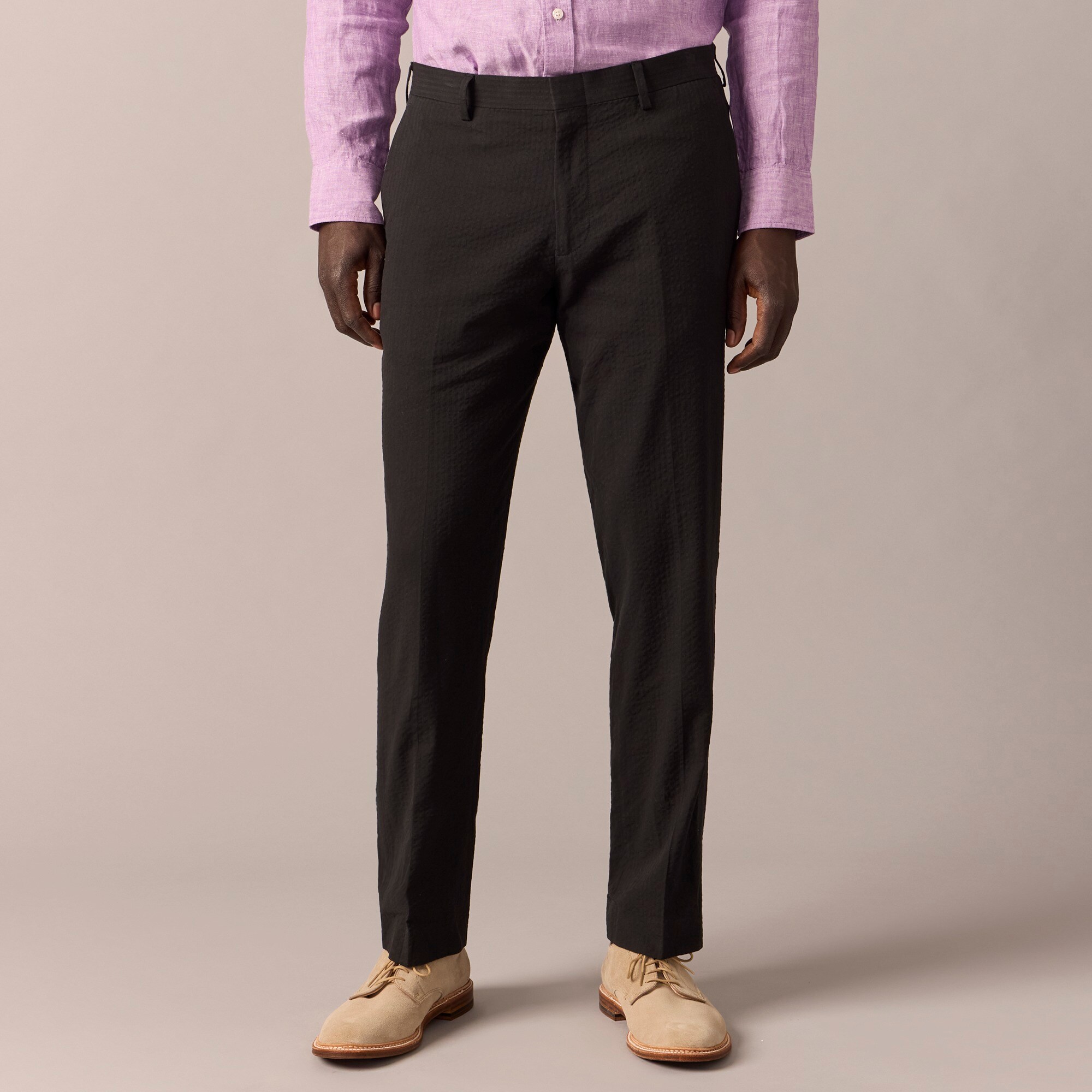 J.Crew: Ludlow Slim-fit Unstructured Suit Pant In Seersucker For Men