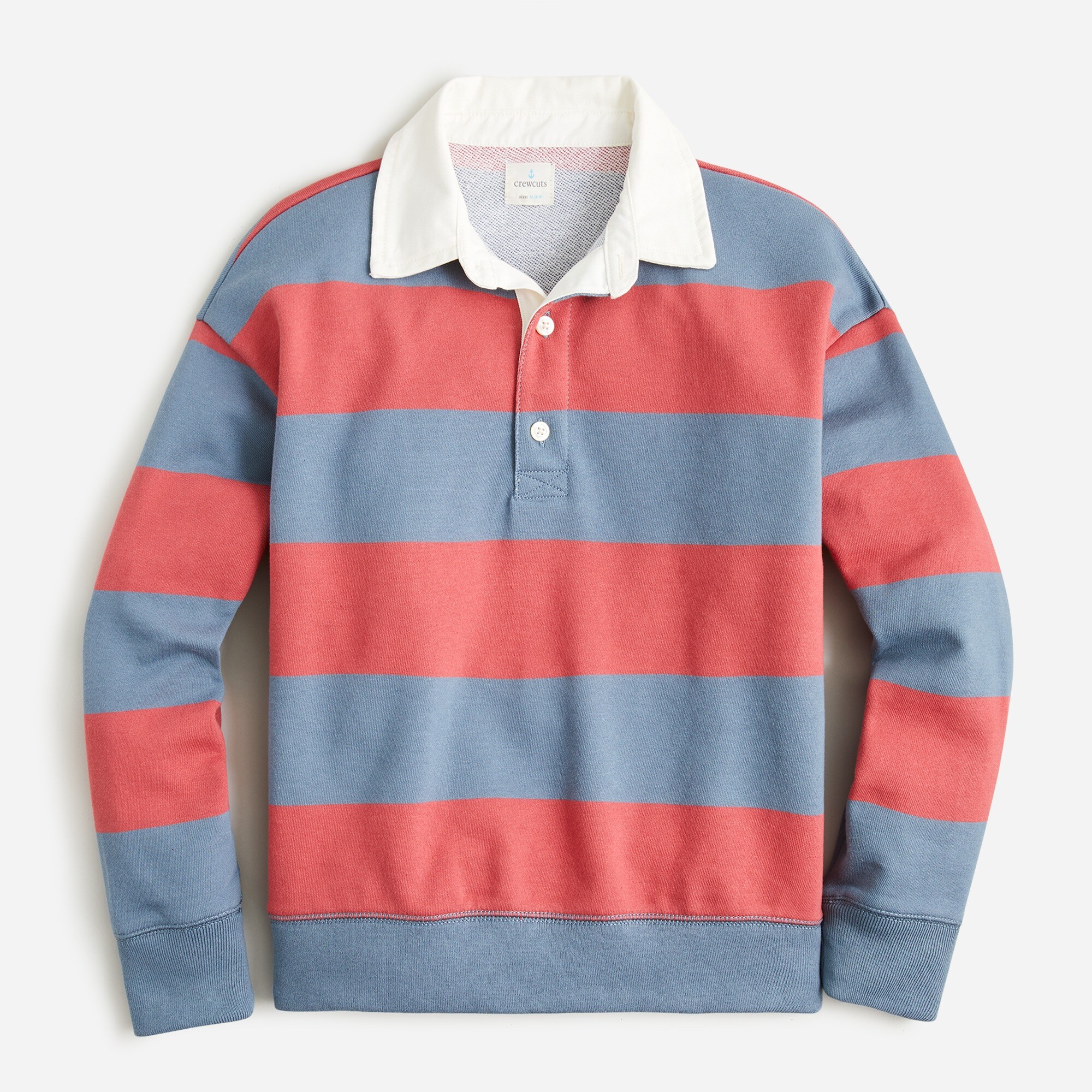 J.Crew: Boys' Rugby Crewneck Sweatshirt In French Terry For Boys