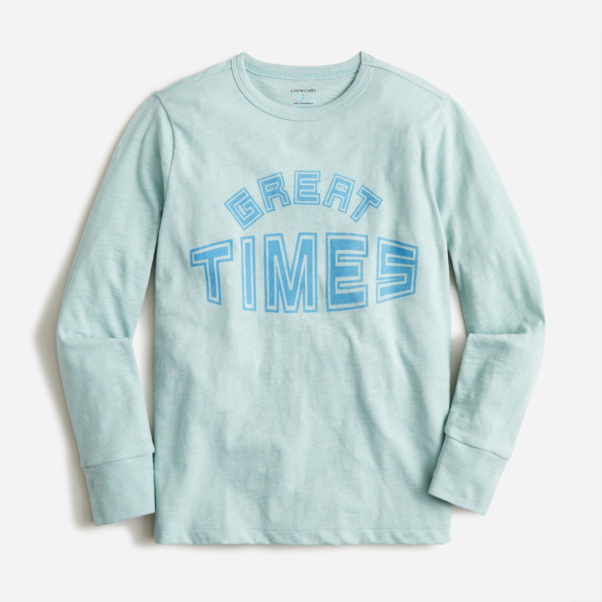 J.Crew: Kids' Long-sleeve "great Times" Graphic T-shirt For Boys