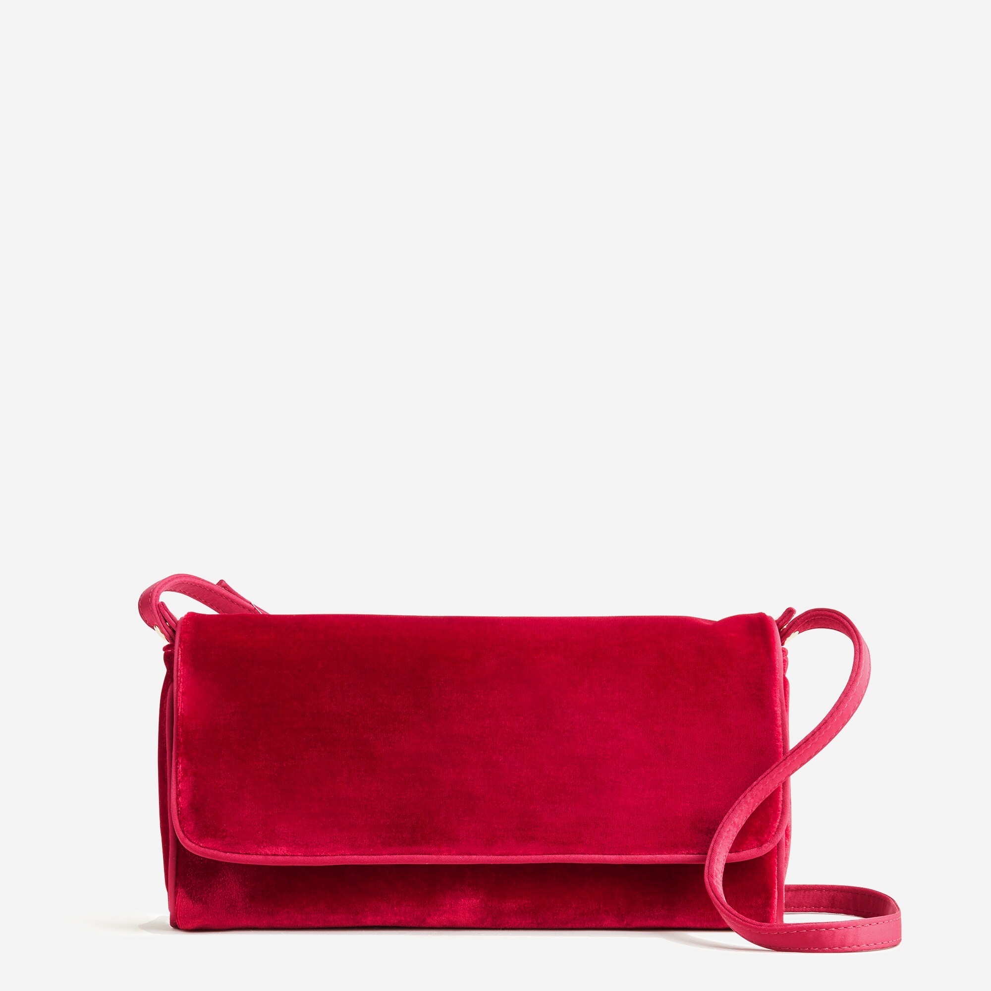 Florence Convertible Clutch In Velvet For Women | J.Crew