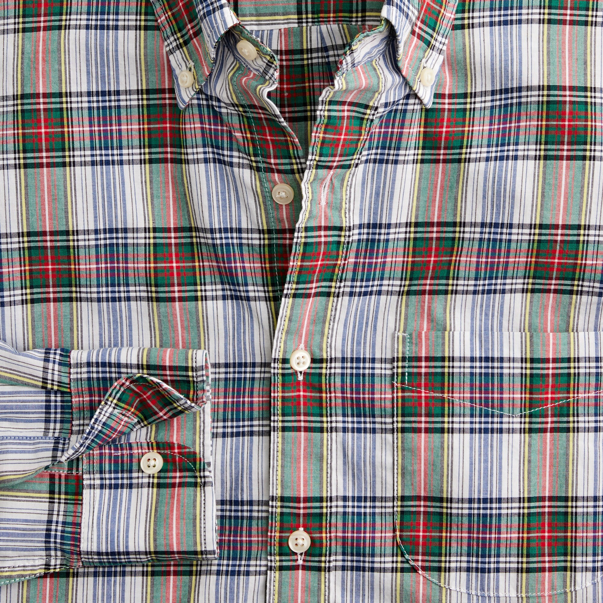 J.Crew: Secret Wash Cotton Poplin Shirt For Men