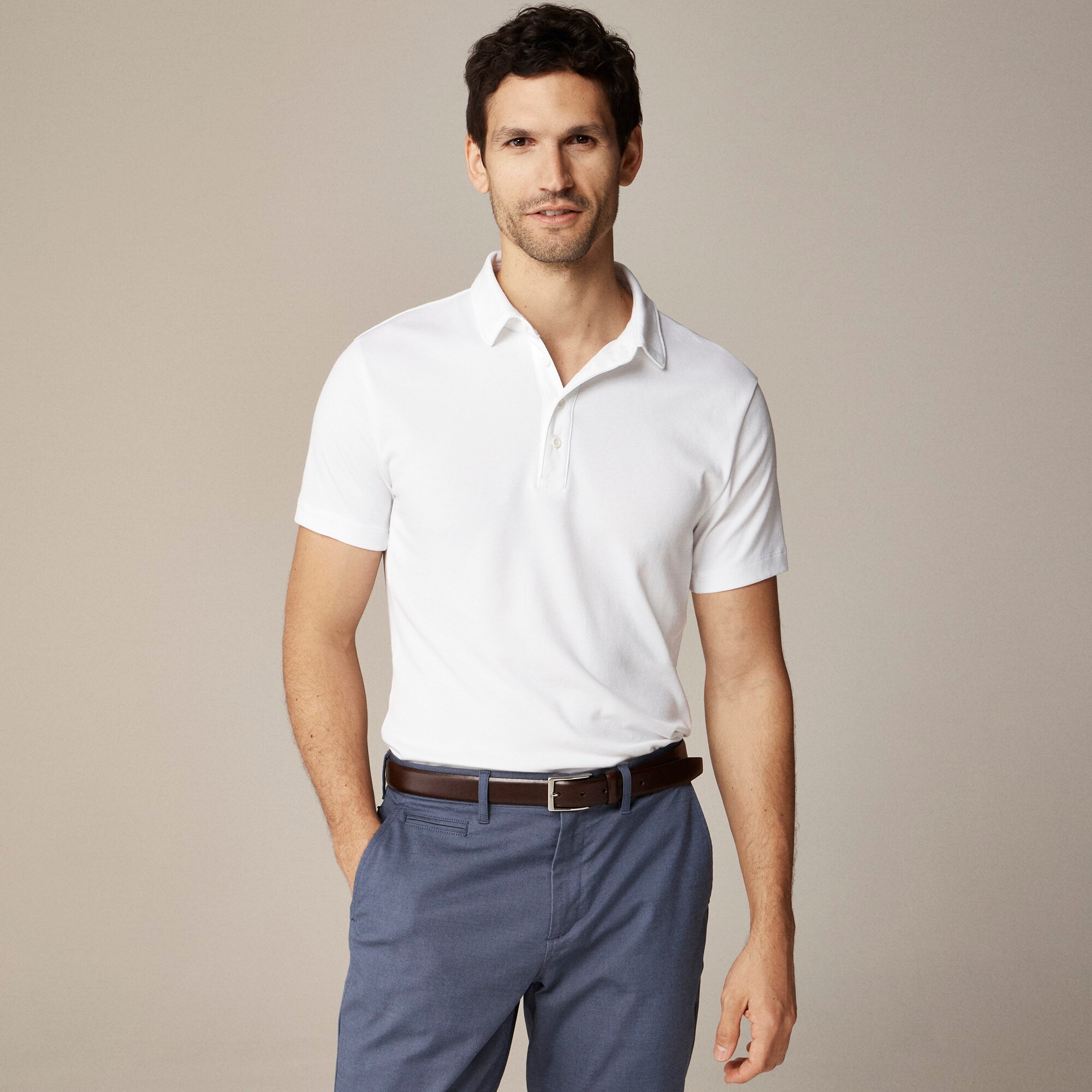 J.Crew: Performance Polo Shirt With COOLMAX® Technology For Men