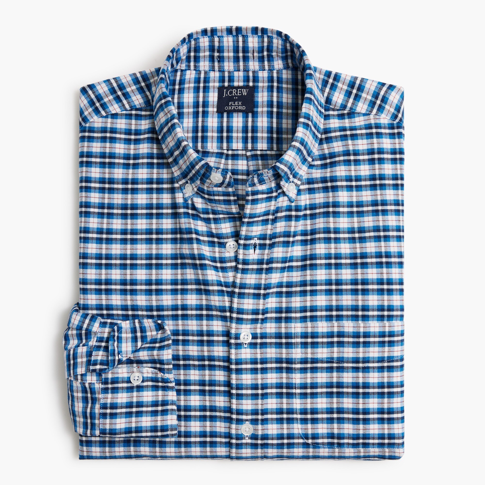 J.Crew Plaid flex oxford shirt | Hamilton Place