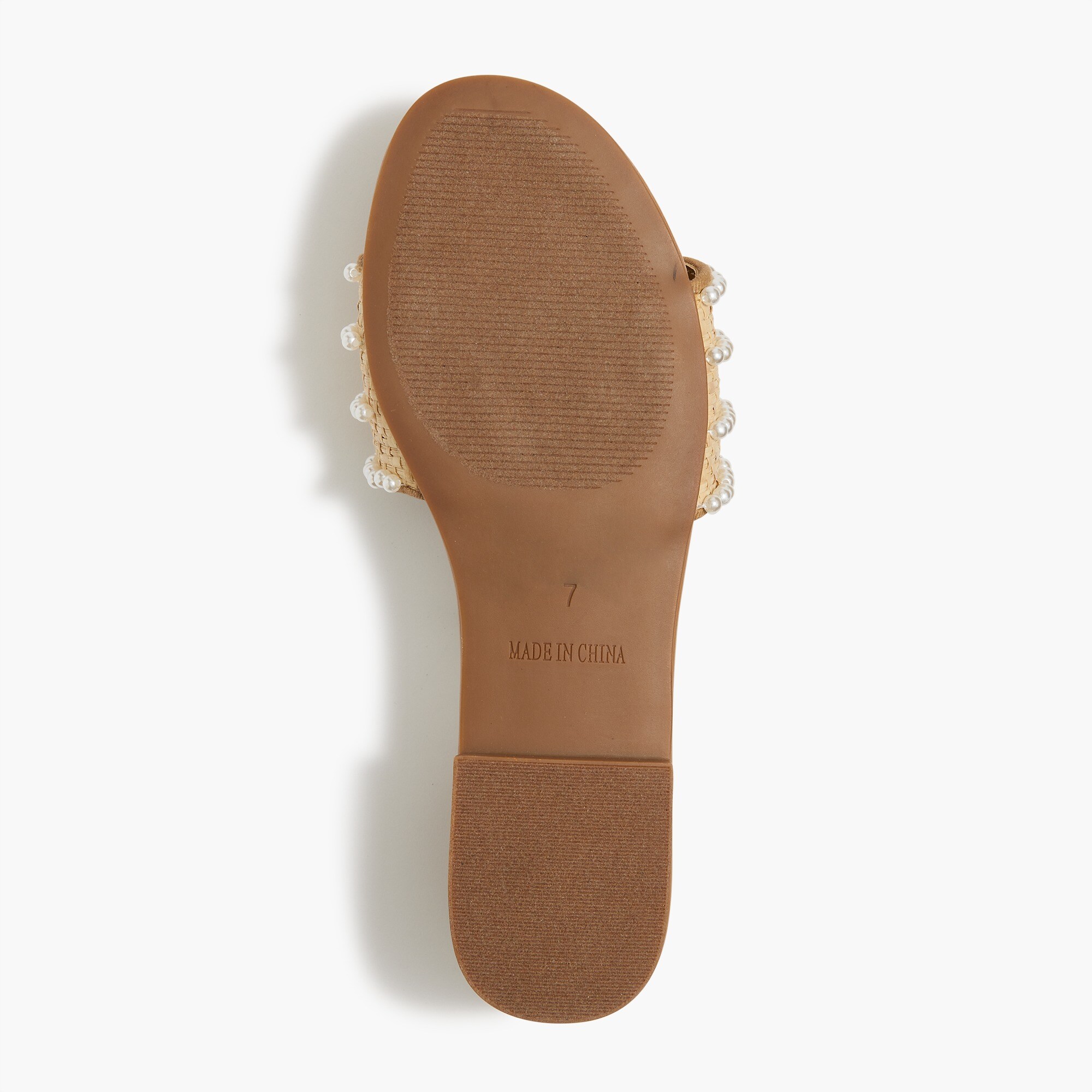Factory: Raffia Slide Sandals For Women