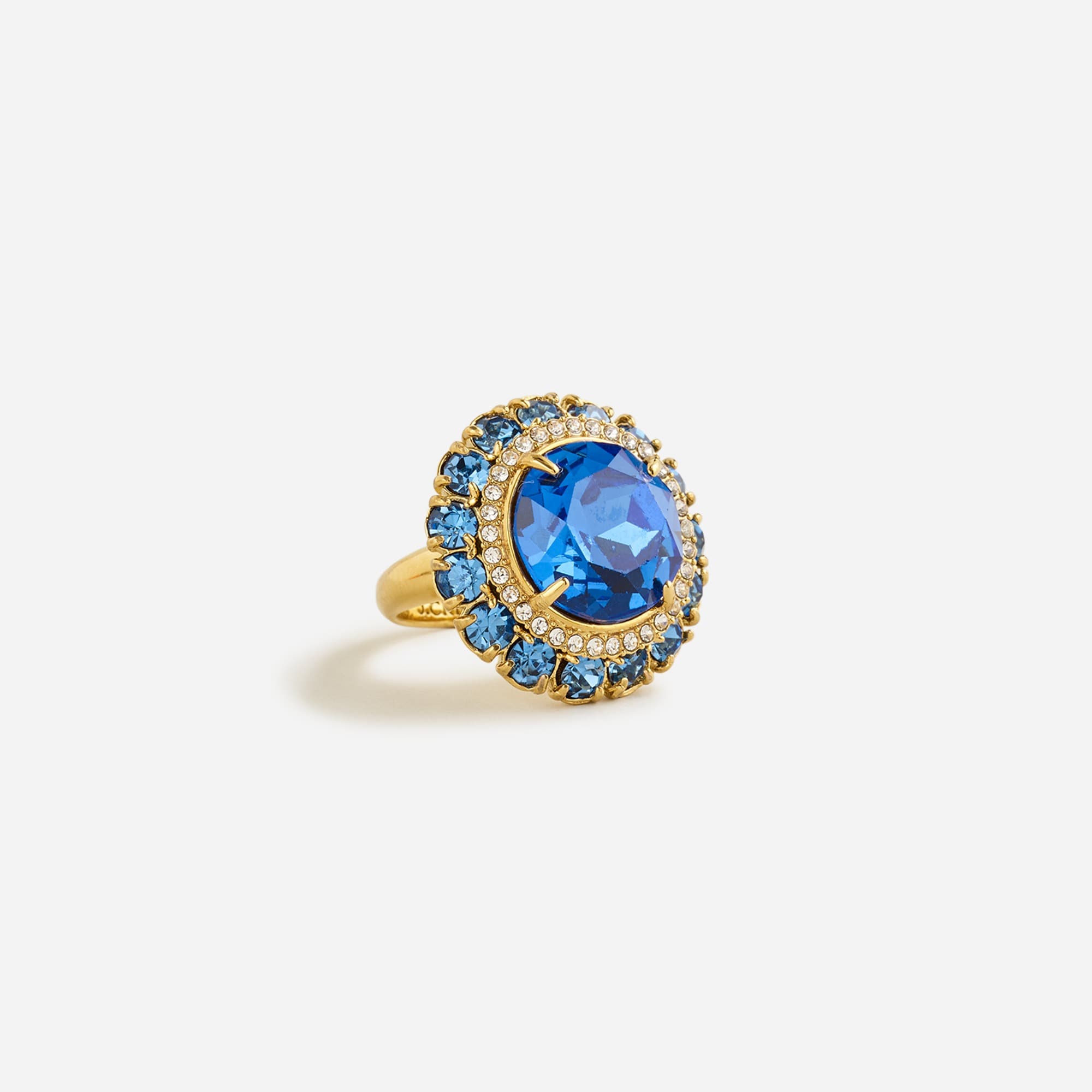 Pavé Crystal Cocktail Ring For Women | J.Crew