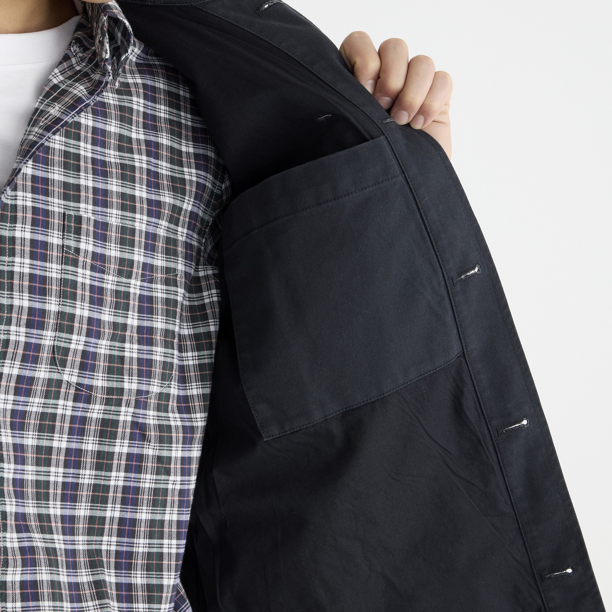 J.Crew: Wallace & Barnes Lightweight Twill Chore Jacket For Men