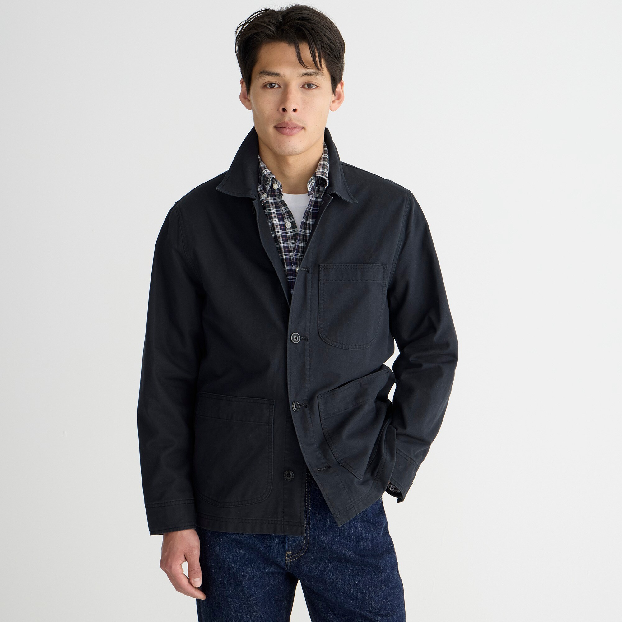 J.Crew: Wallace & Barnes Lightweight Twill Chore Jacket For Men