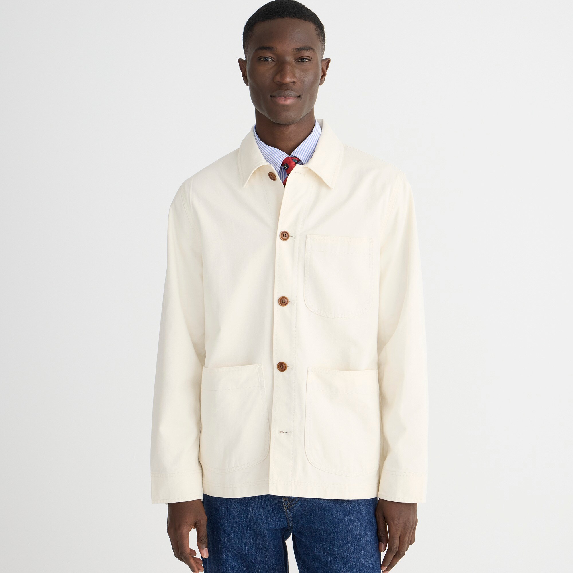 J.Crew: Wallace & Barnes Lightweight Twill Chore Jacket For Men