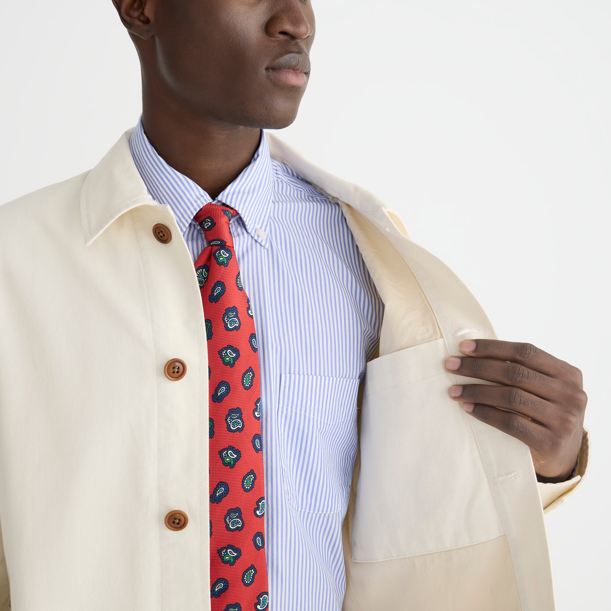 J.Crew: Wallace & Barnes Lightweight Twill Chore Jacket For Men