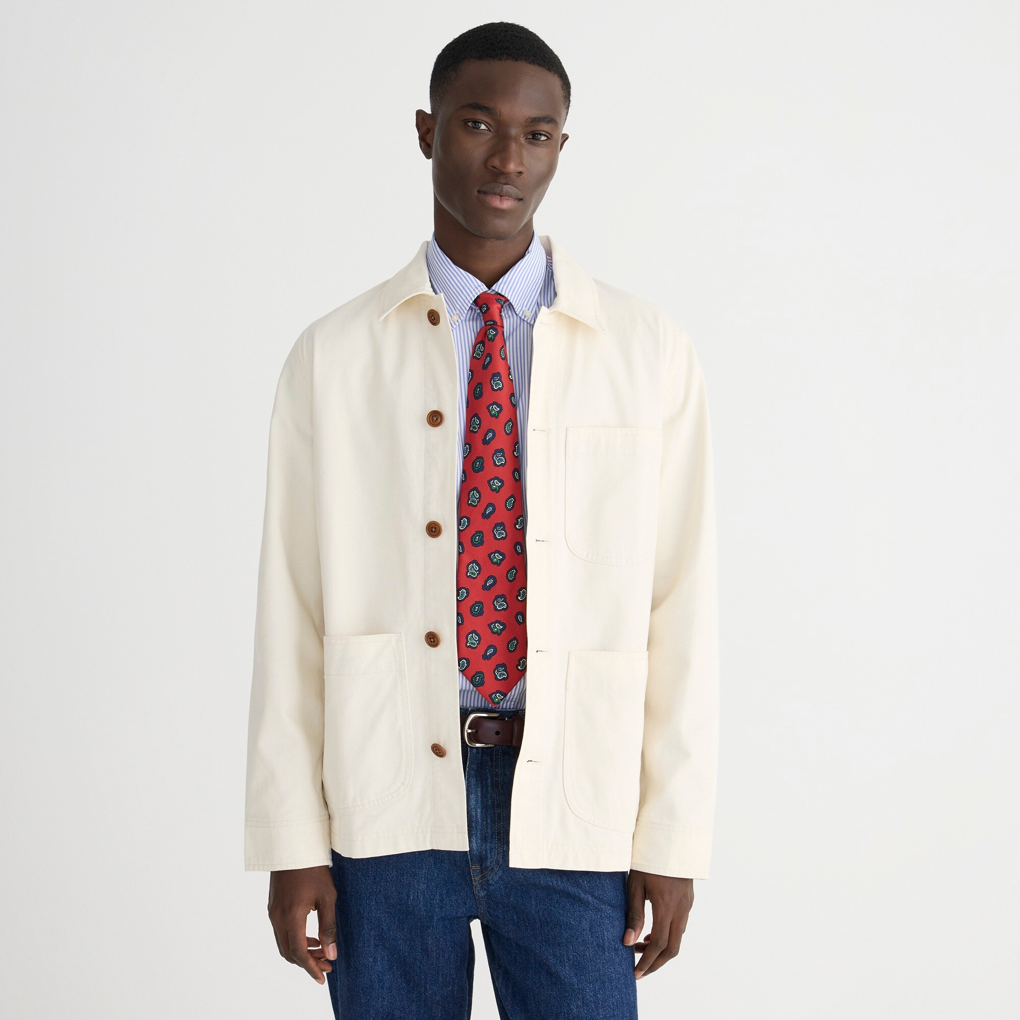 J.Crew: Wallace & Barnes Lightweight Twill Chore Jacket For Men