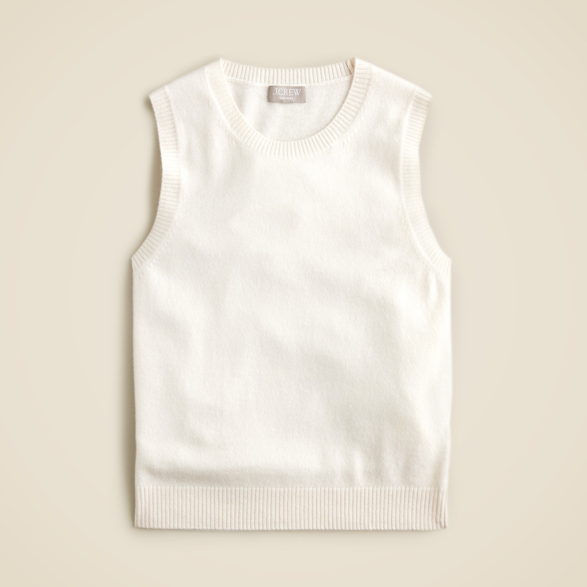J.Crew: Cashmere Crewneck Sweater Shell For Women