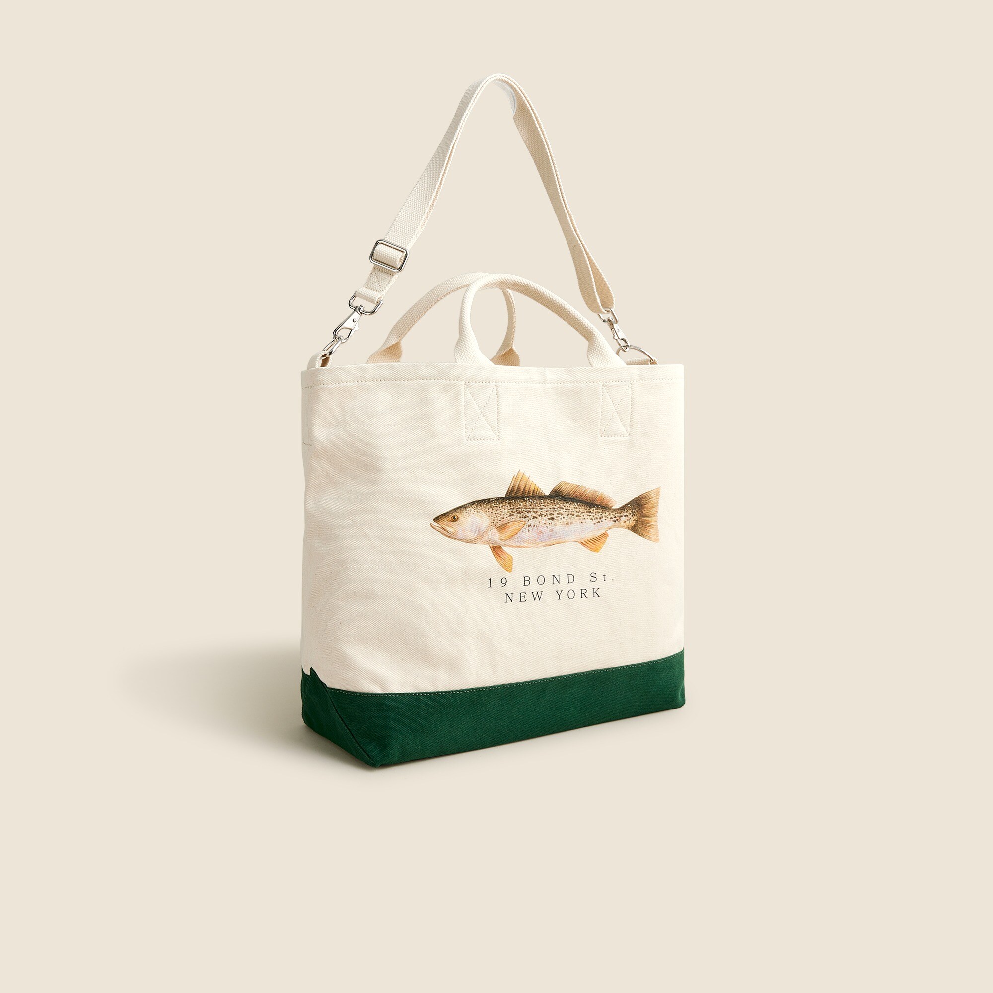 J.Crew: Bond Street Graphic Tote Bag For Men