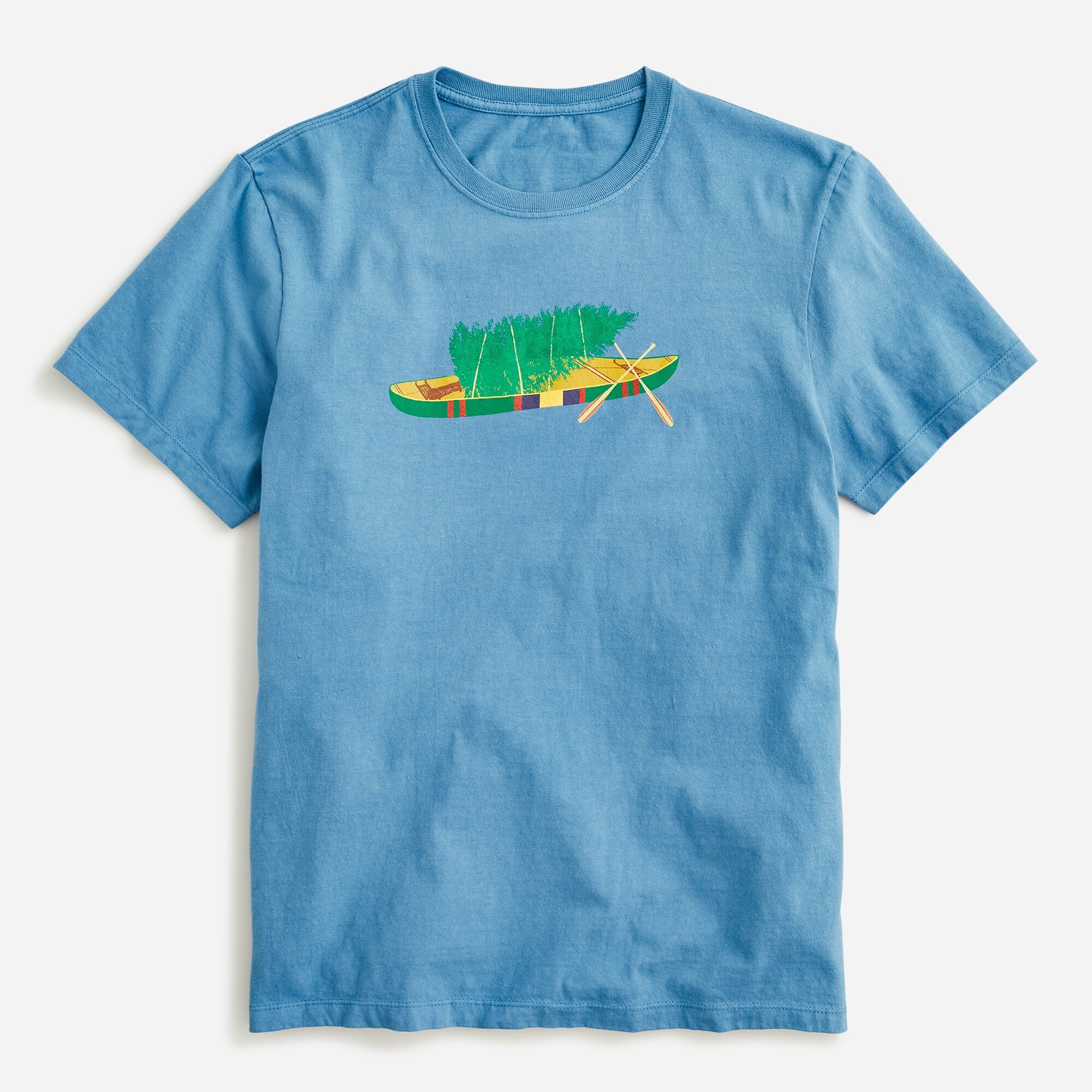 J.Crew: Made-in-the-USA Canoe Graphic T-shirt For Men