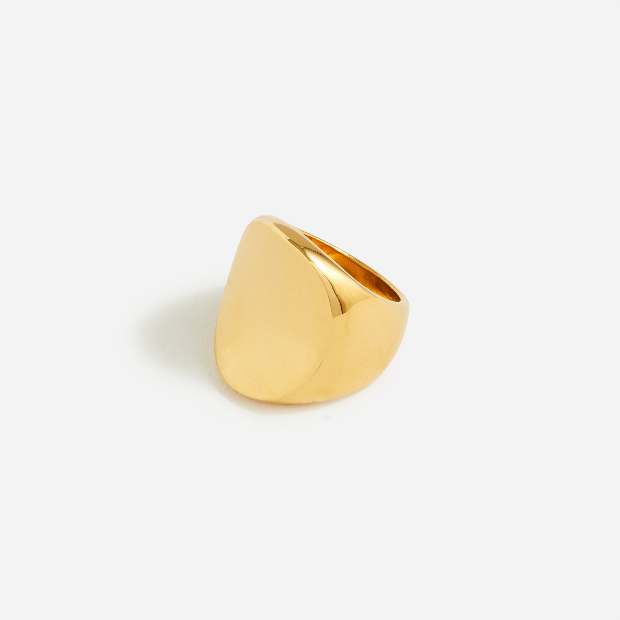 J.Crew: Sculptural Metal Signet Ring For Women