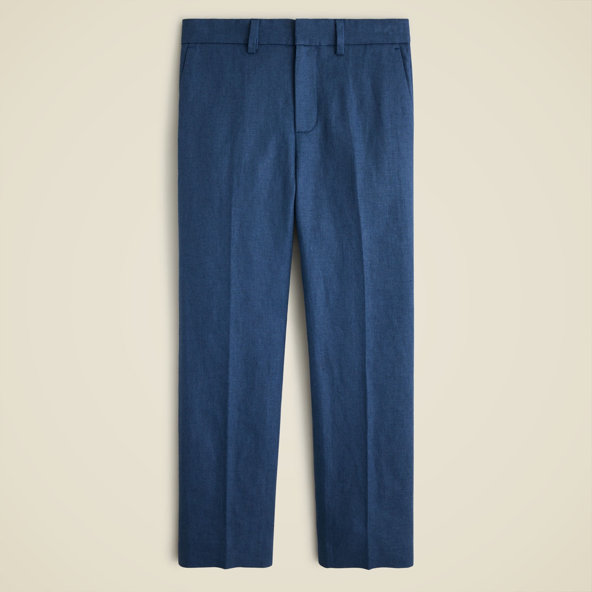 J.Crew: Boys' Ludlow Unstructured Suit Pant In Linen For Boys