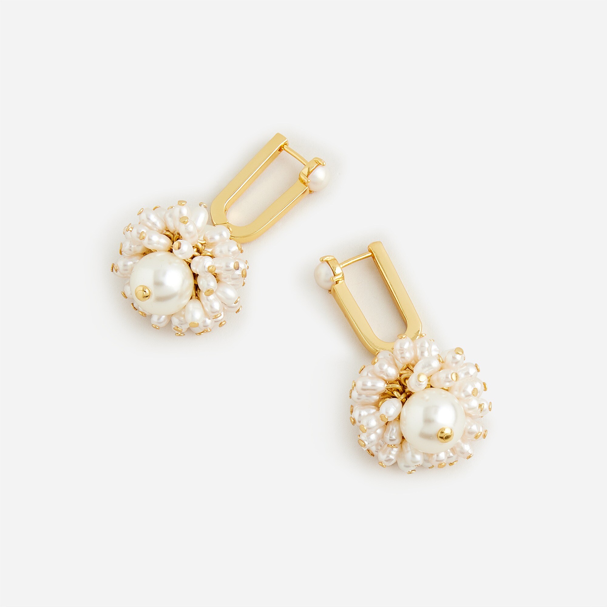 J.Crew: Cluster Pearl Earrings For Women