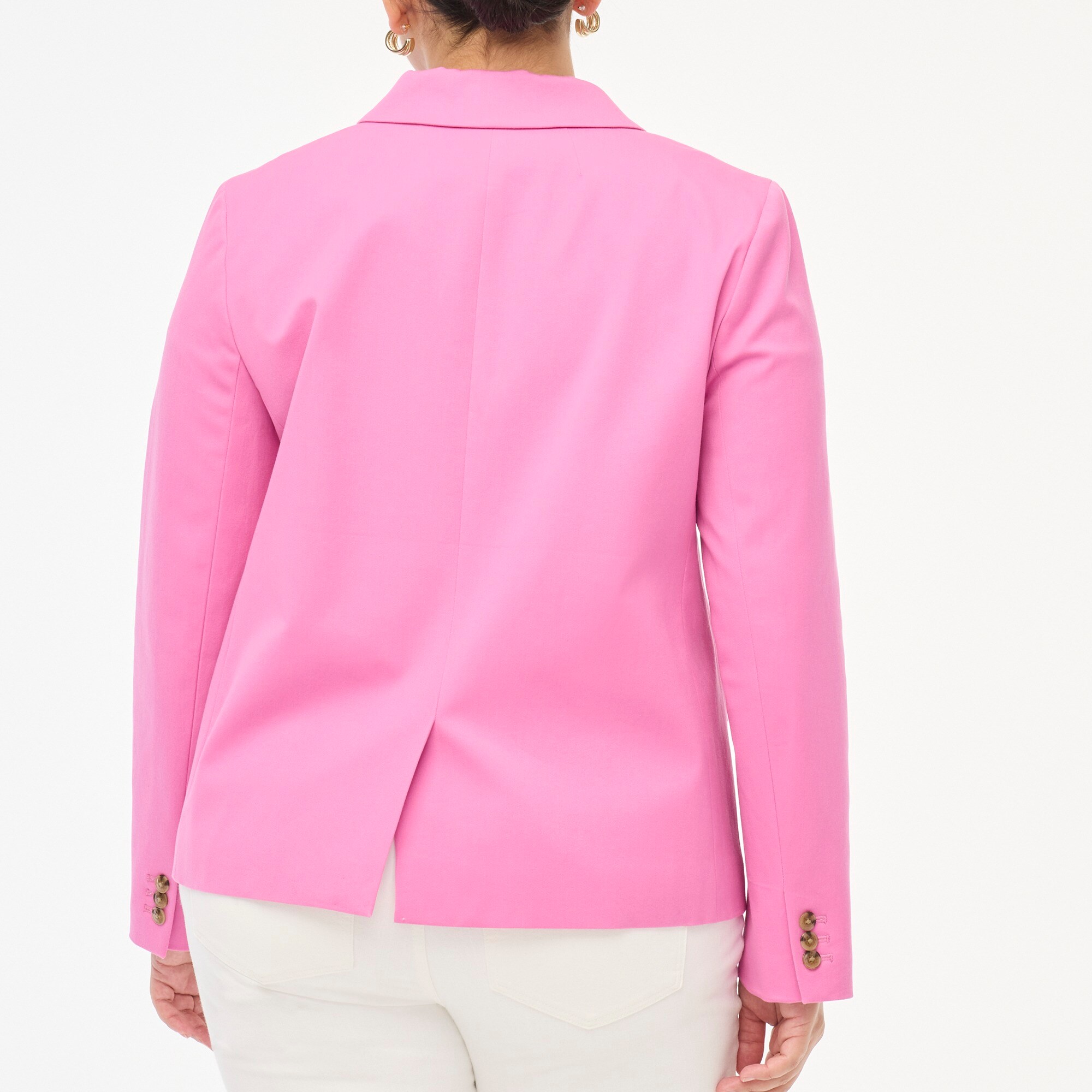 Factory: Cotton-blend Two-button Blazer For Women