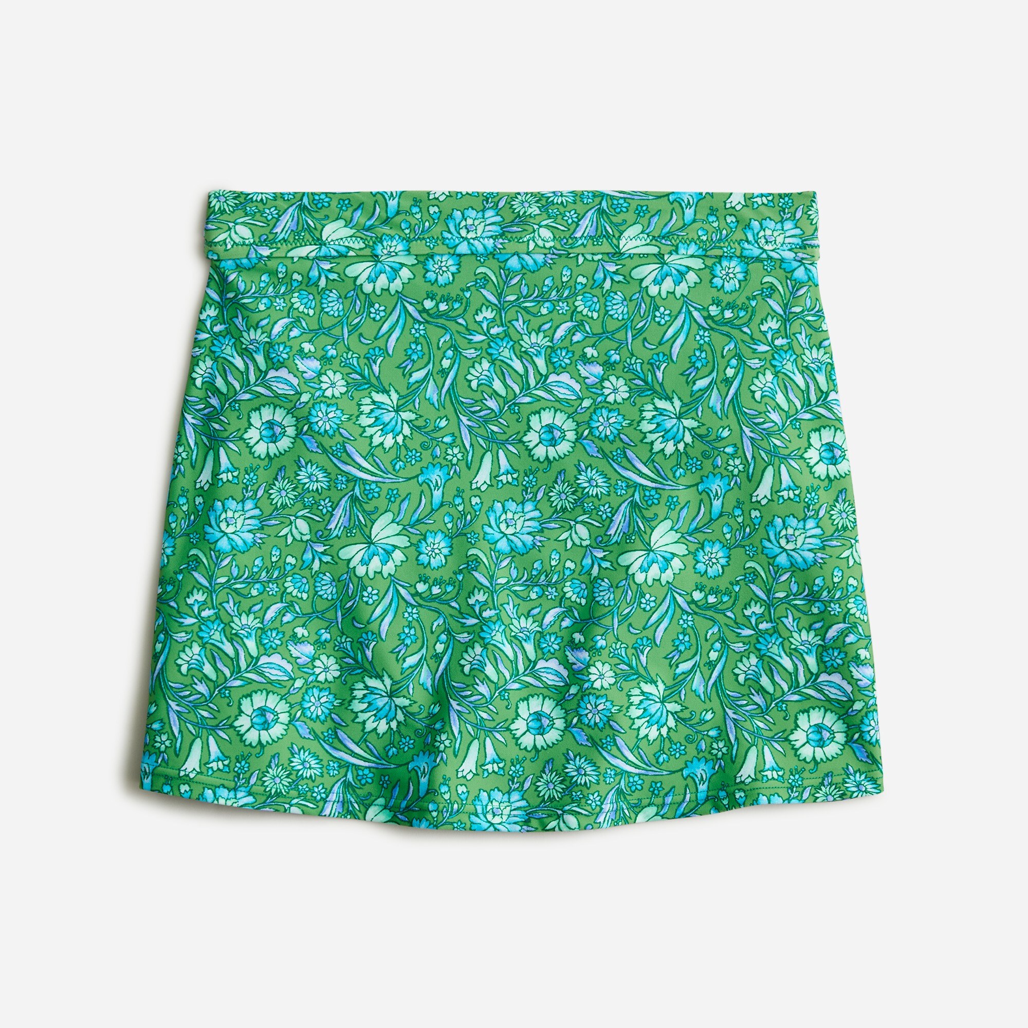 Heritage Swim Skirt In Marigold Blooms For Women | J.Crew