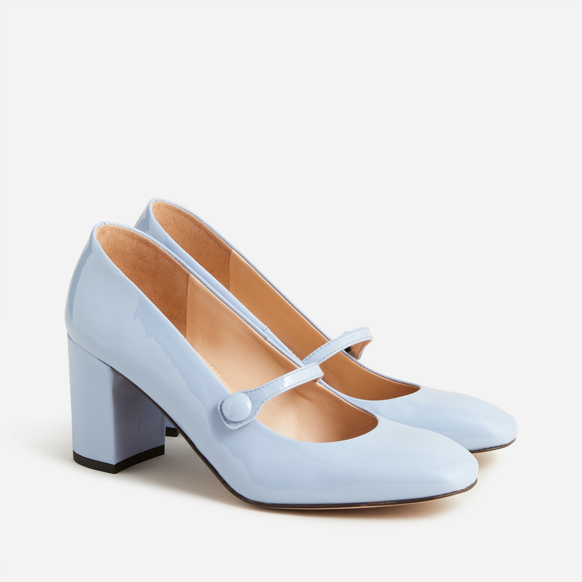J.Crew: Maisie Mary Jane Heels In Italian Patent Leather For Women