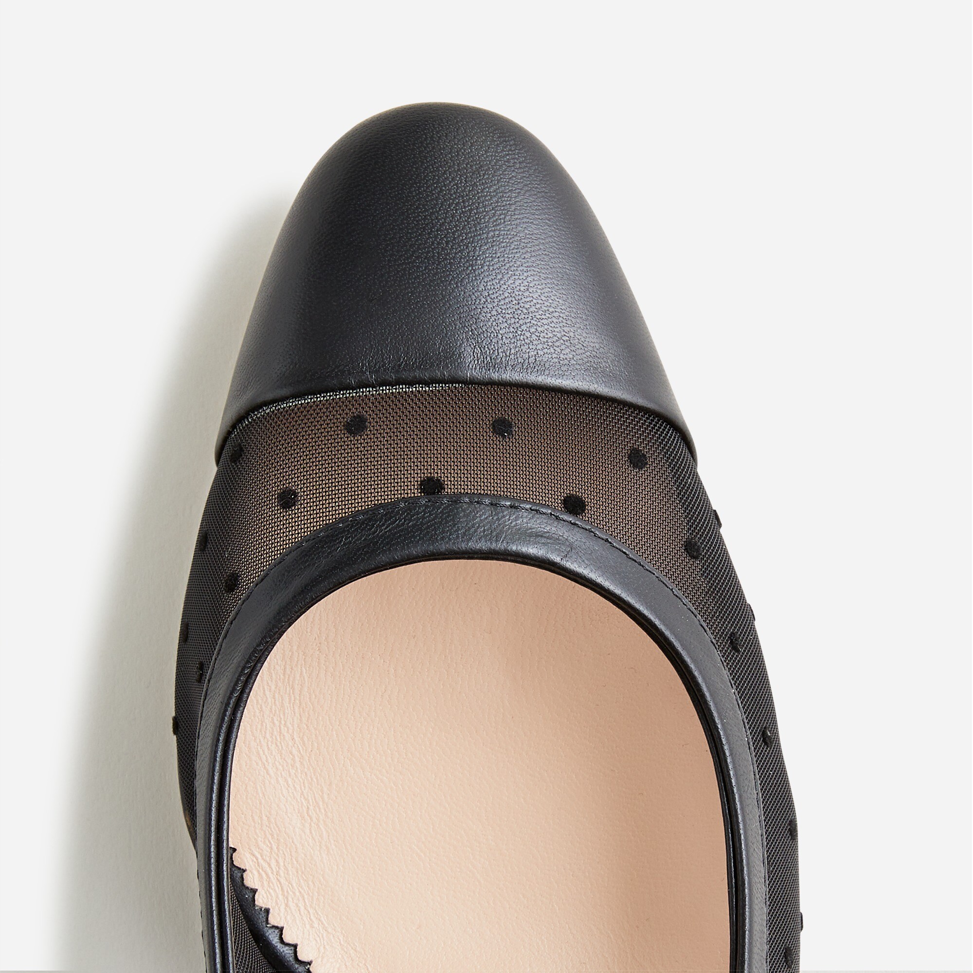 J.Crew: Millie Slingback Heels With Swiss-dot For Women