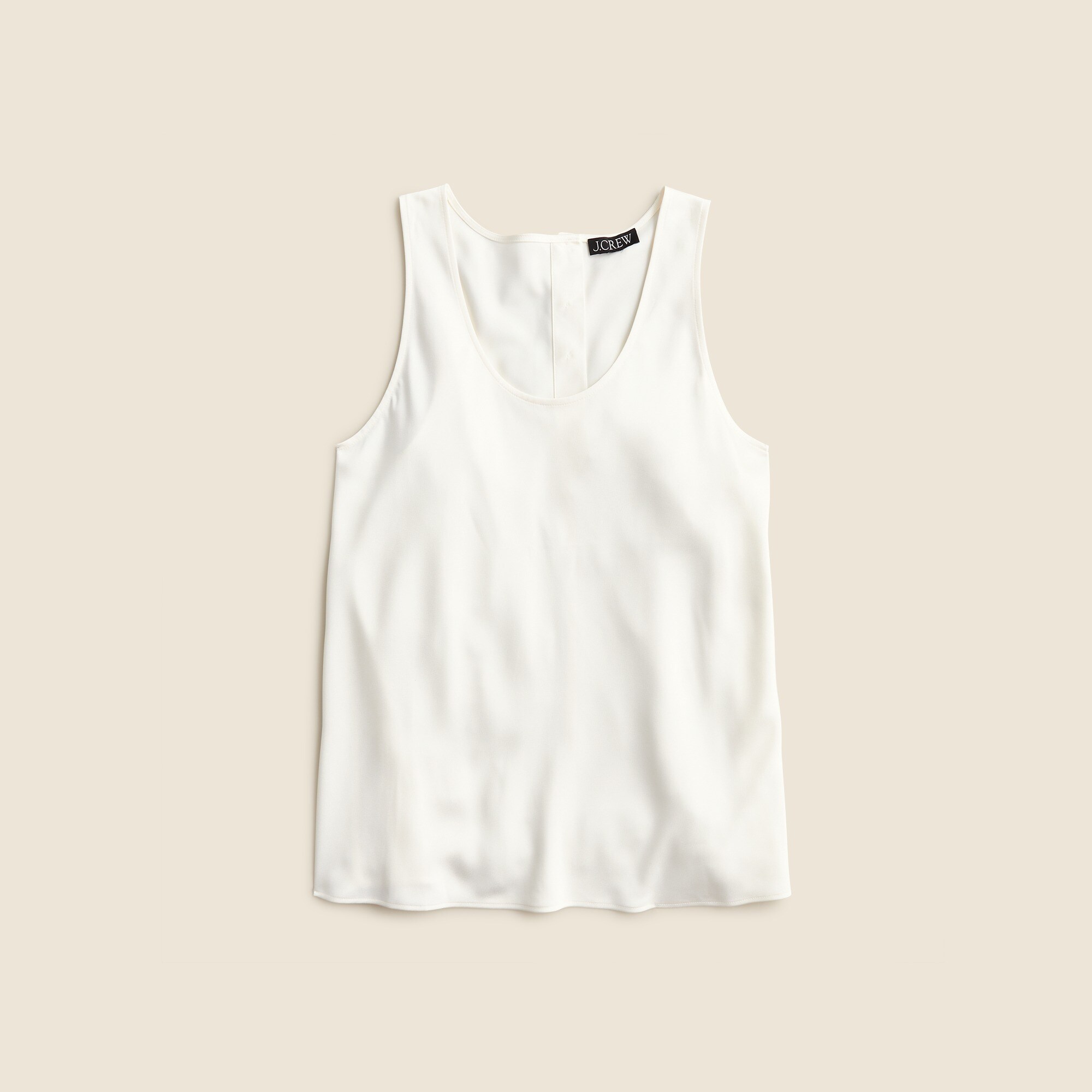J.Crew: Sleeveless Shell Top In Everyday Crepe For Women