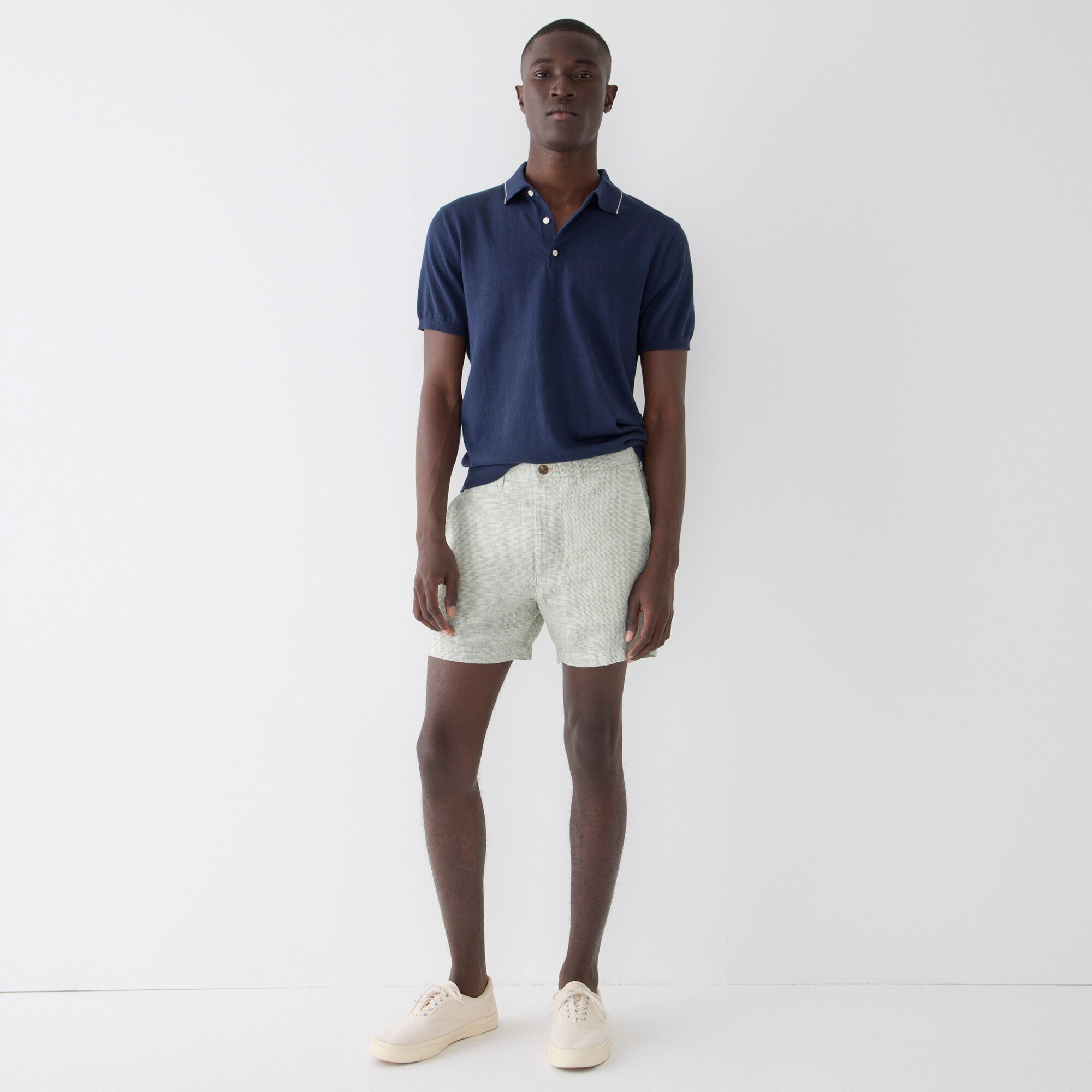 J.Crew: 5" Linen Short For Men