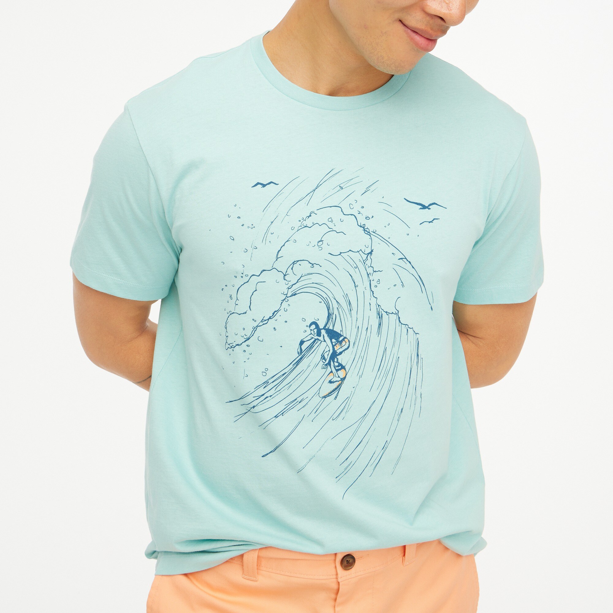 Factory: Big Wave Graphic Tee For Men