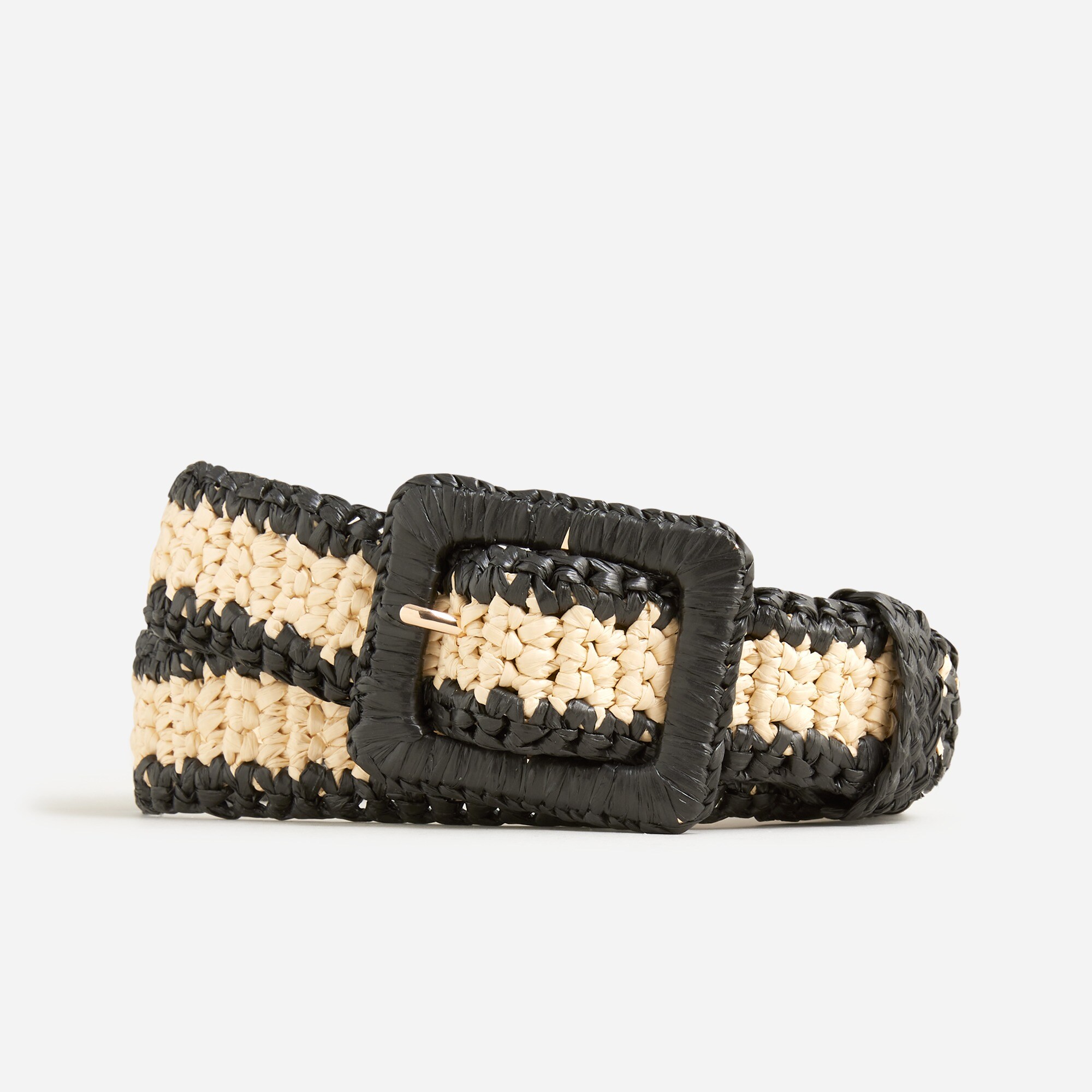 J.Crew: Woven Square Buckle Belt For Women