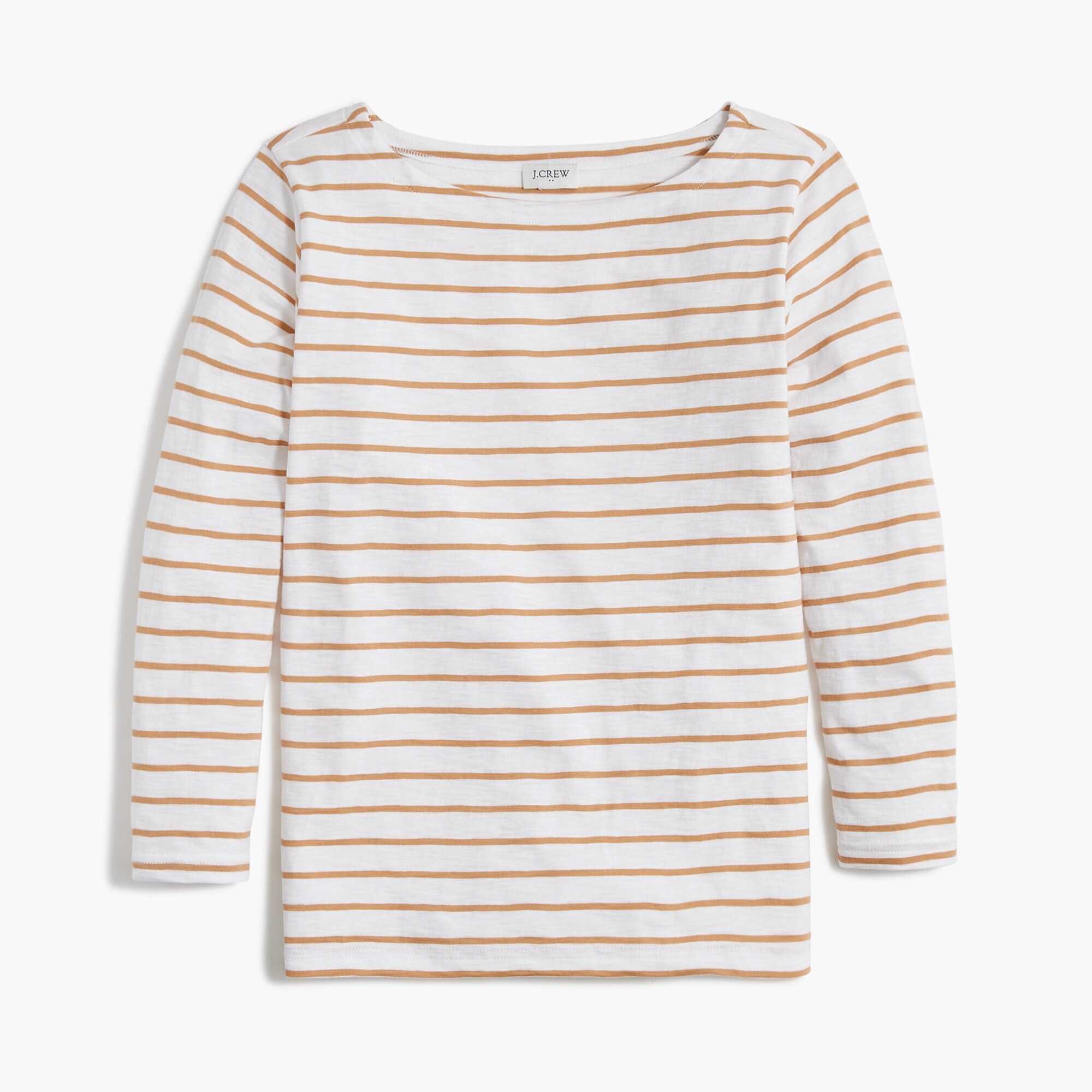Factory: Striped Boatneck Tee For Women