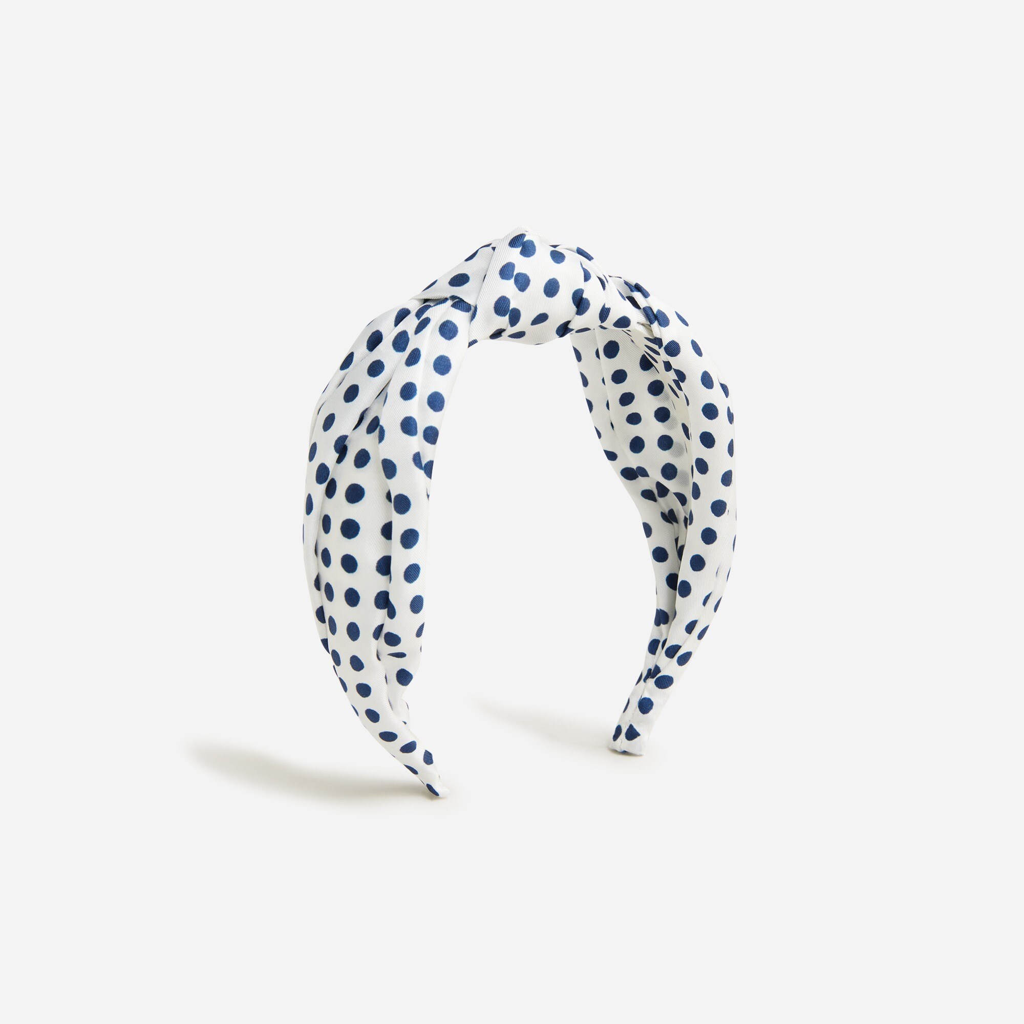 J.Crew: Printed Knot Headband For Women