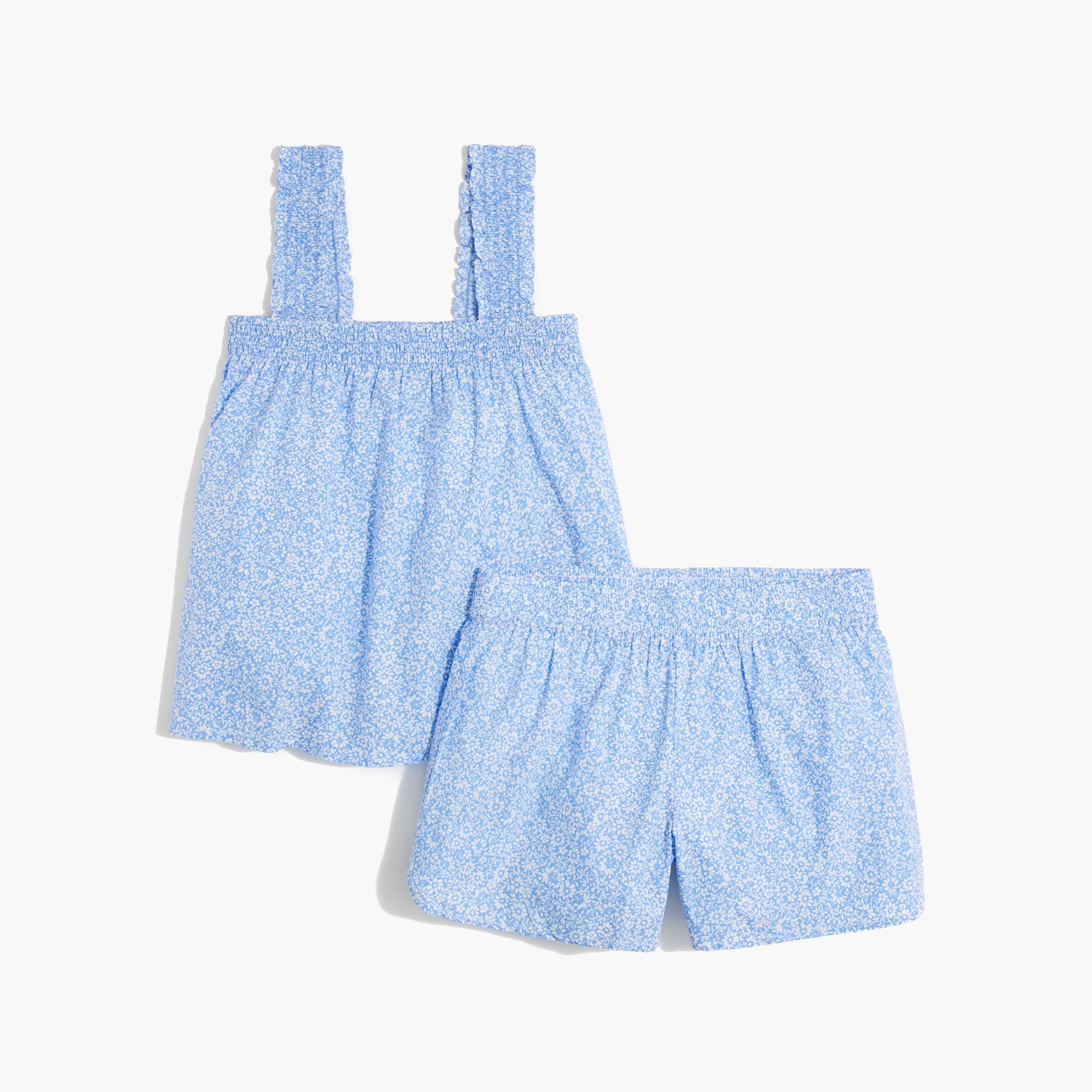 Factory: Smocked Tank Pajama Set For Women