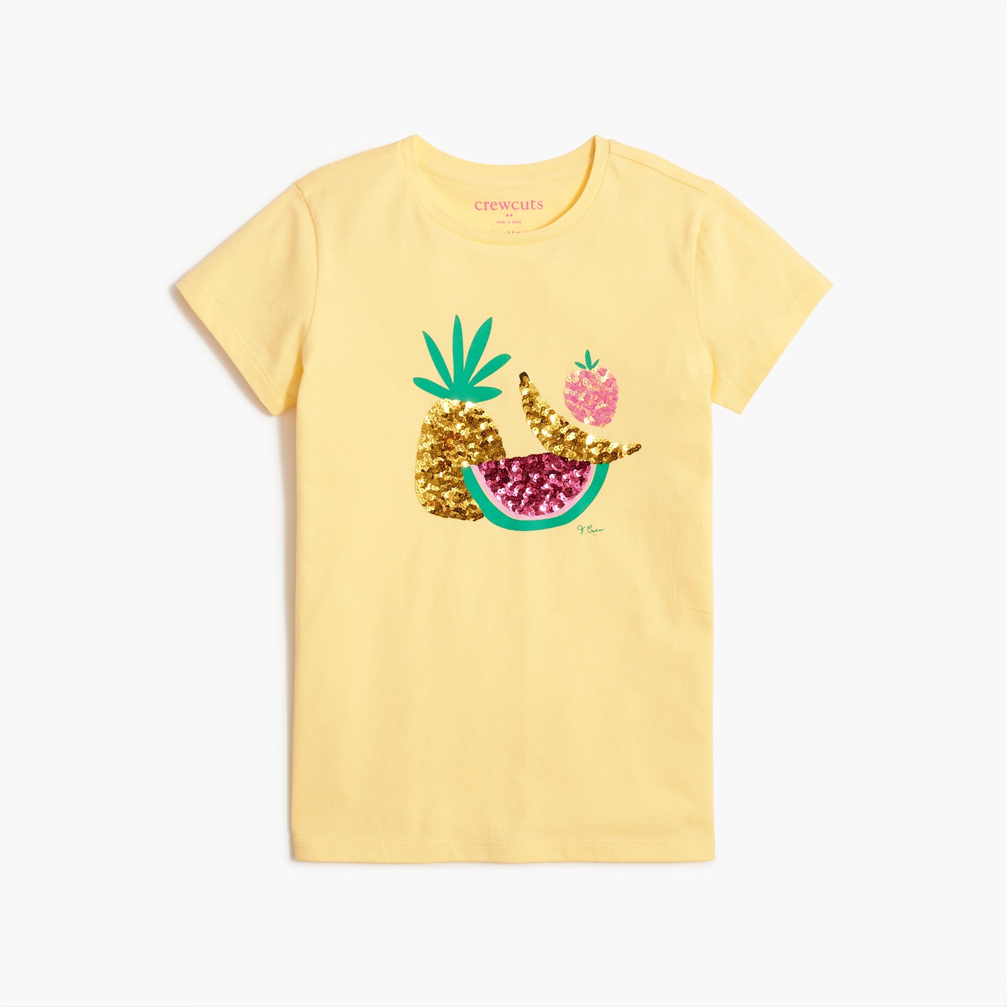 Factory: Girls' Sequin Fruit Graphic Tee For Girls
