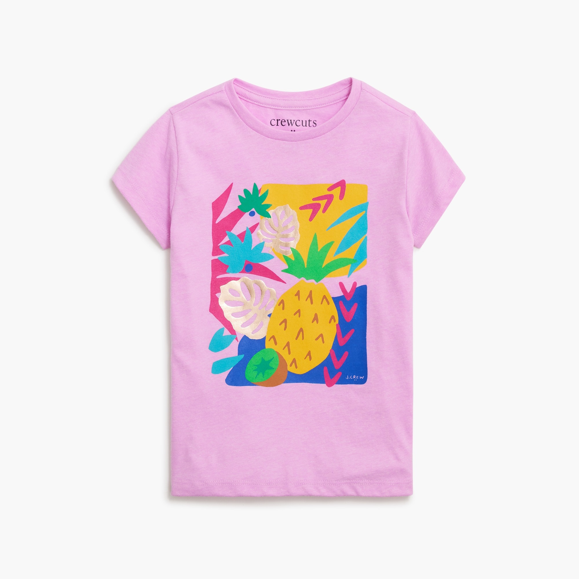 Factory: Girls' Tropical Fruit Graphic Tee For Girls