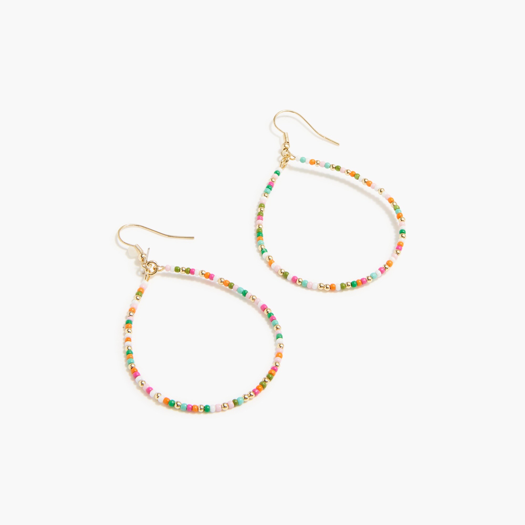Factory: Gold Beaded Earrings For Women