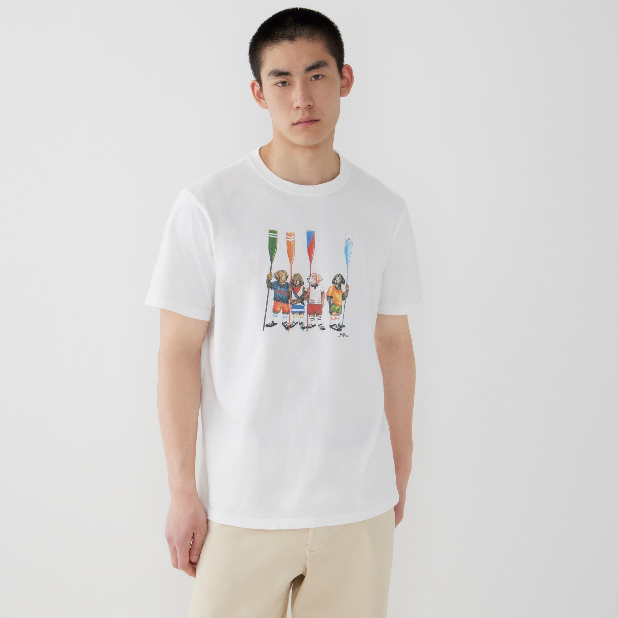 J.Crew: Made-in-the-USA Graphic T-shirt For Men