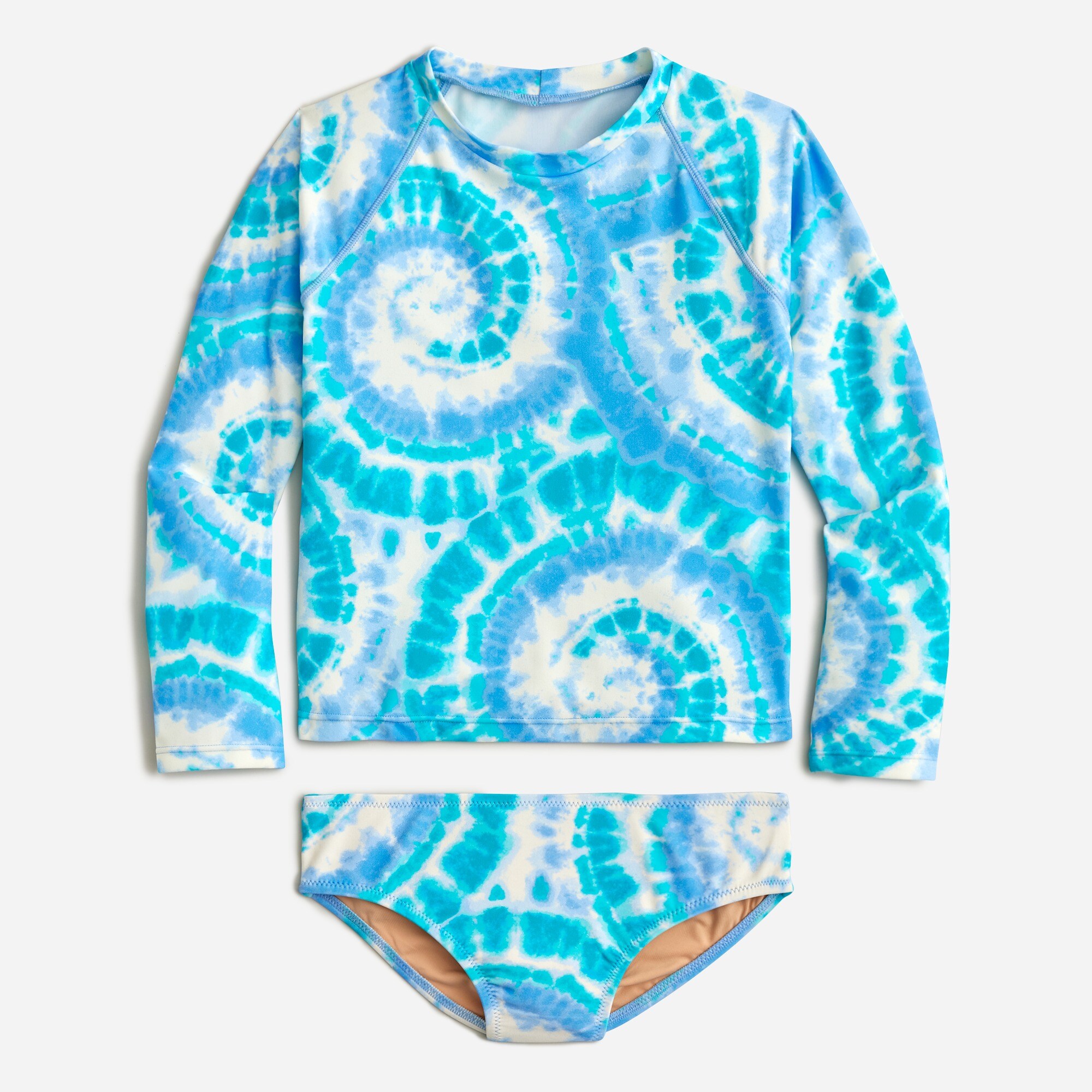 Girls' Printed Rash Guard Two-piece For Girls | J.Crew
