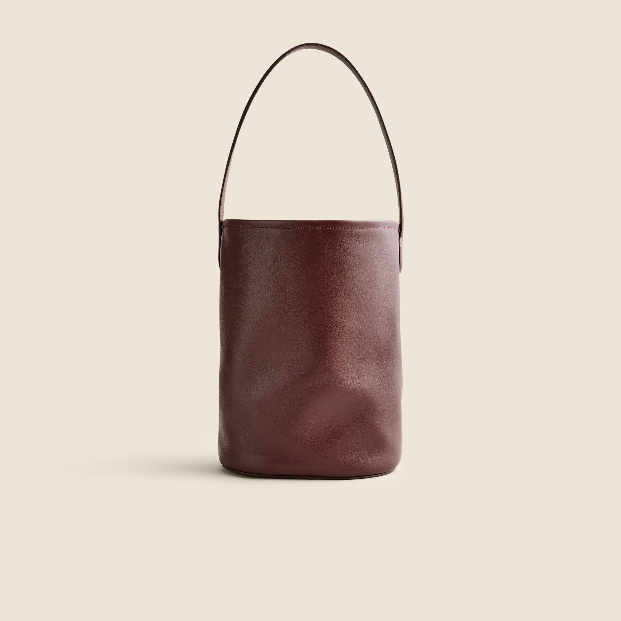 J.Crew: Berkeley Bucket Bag In Leather For Women