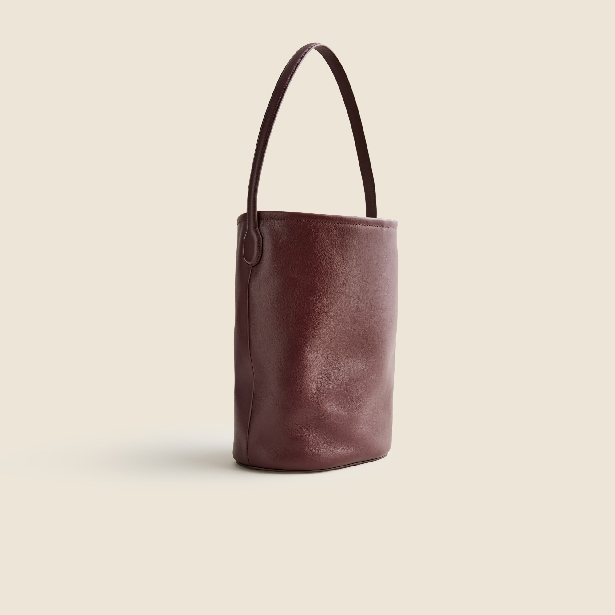 J.Crew: Berkeley Bucket Bag In Leather For Women