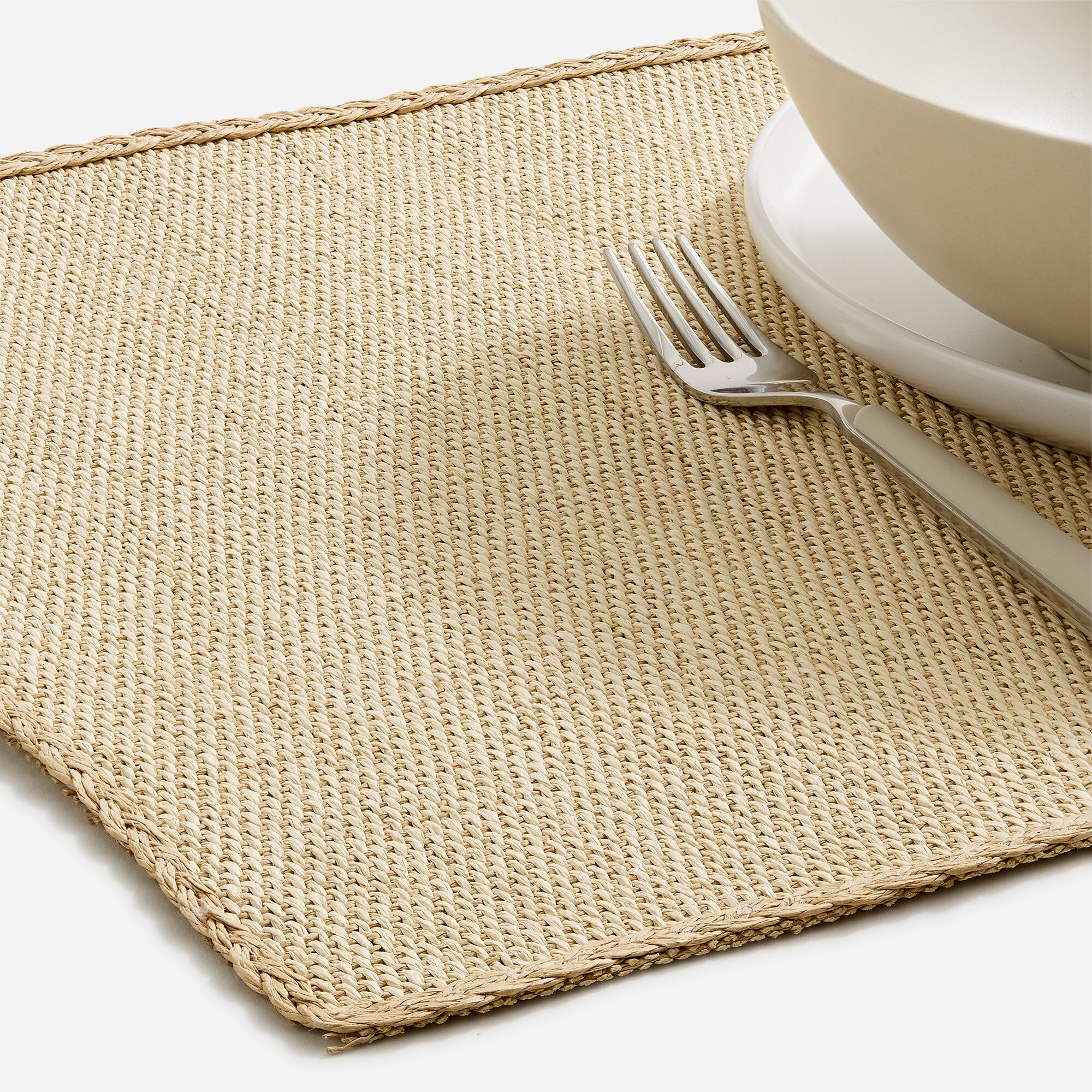 J.Crew: Set-of-four Woven Place Mats For Women