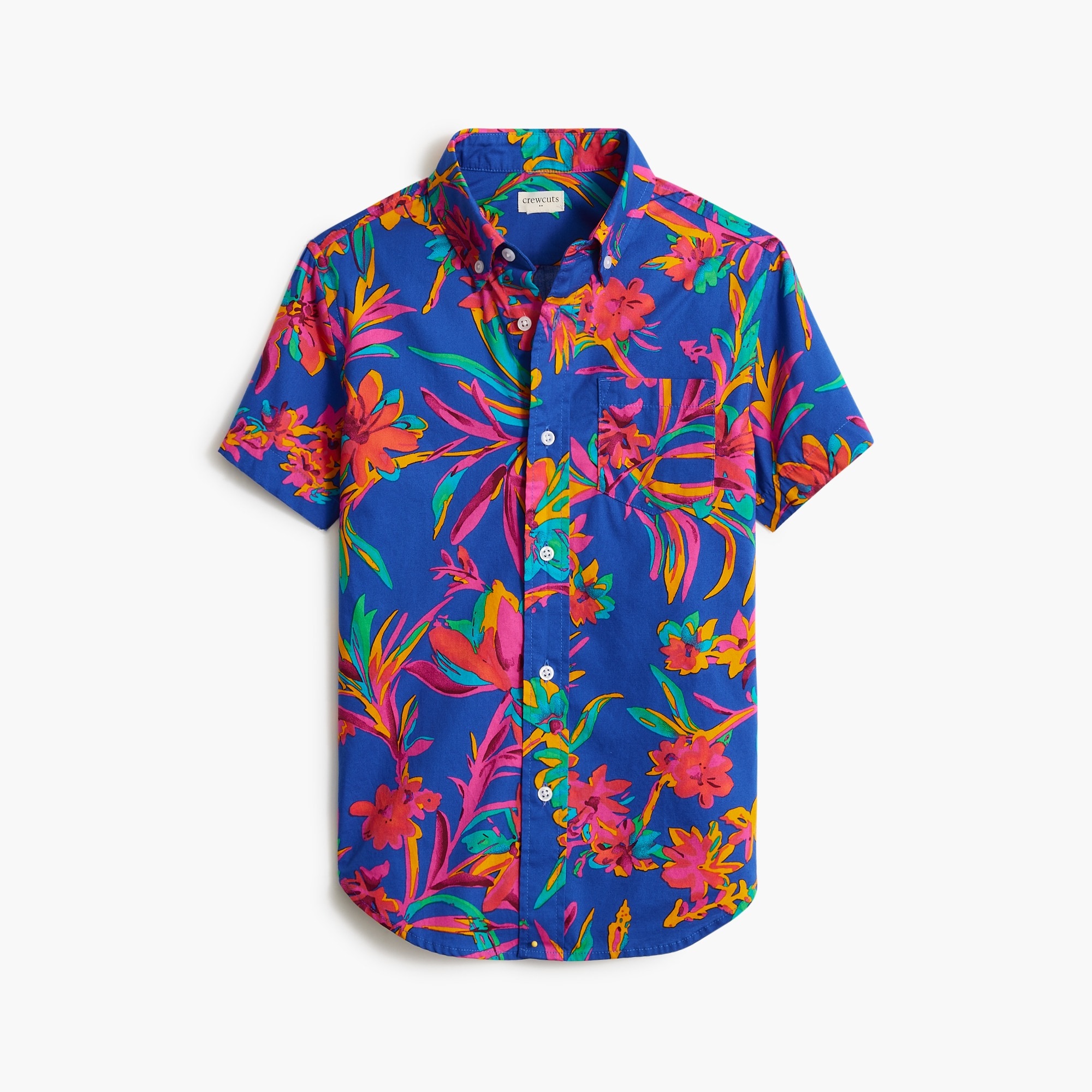 Factory: Boys' Floral Washed Shirt For Boys