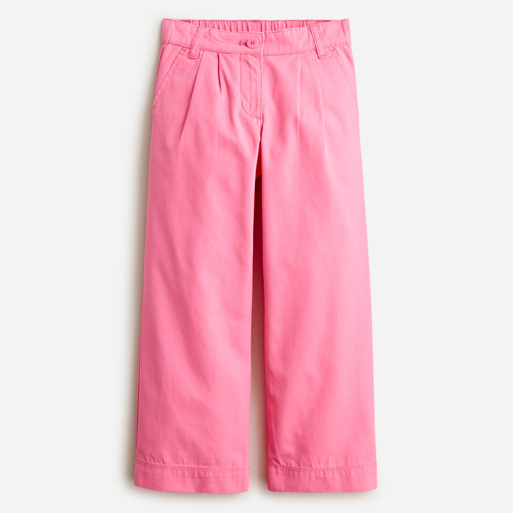 J.Crew: Girls' Pleated Chino Pant For Girls