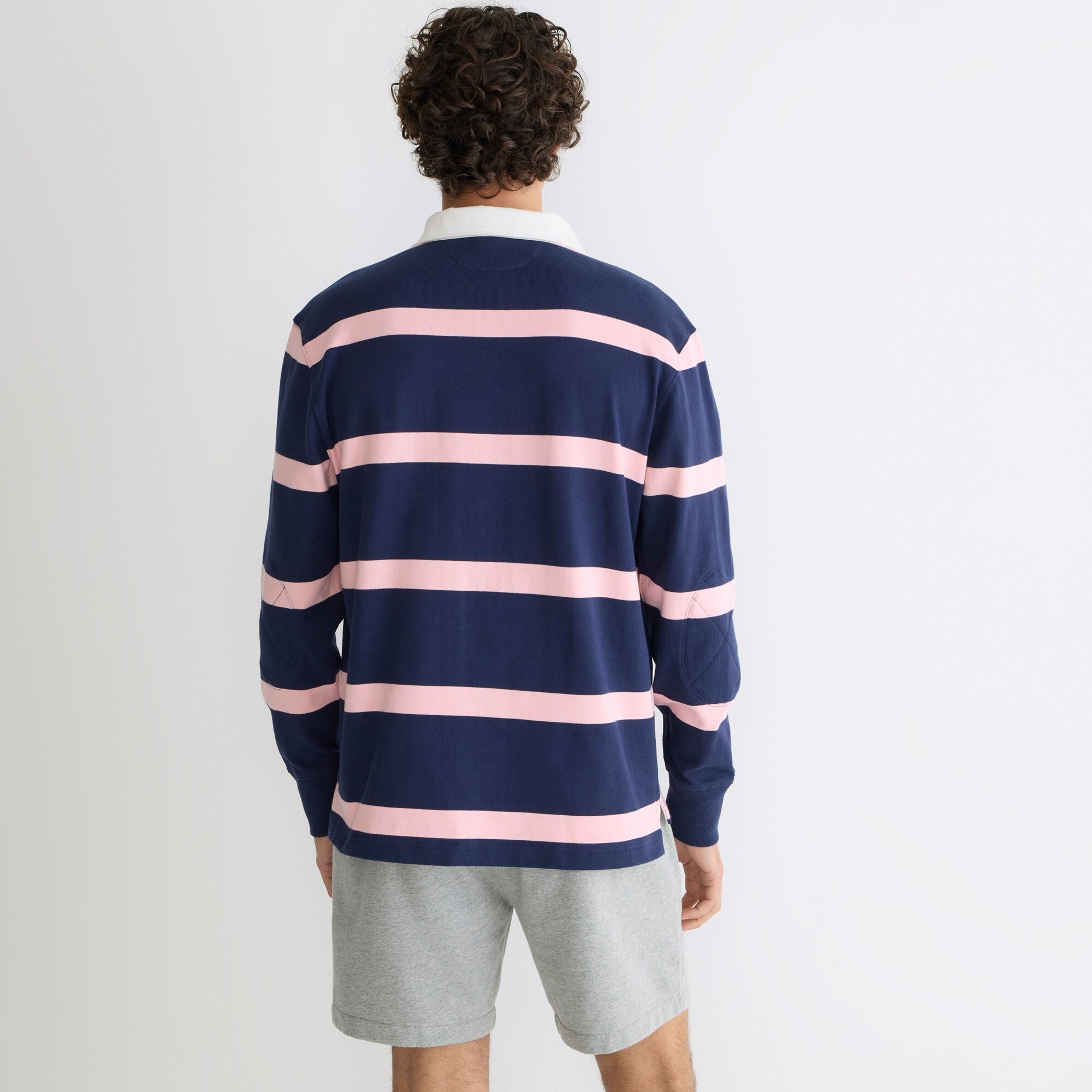 J.Crew: Rugby Shirt In Stripe For Men