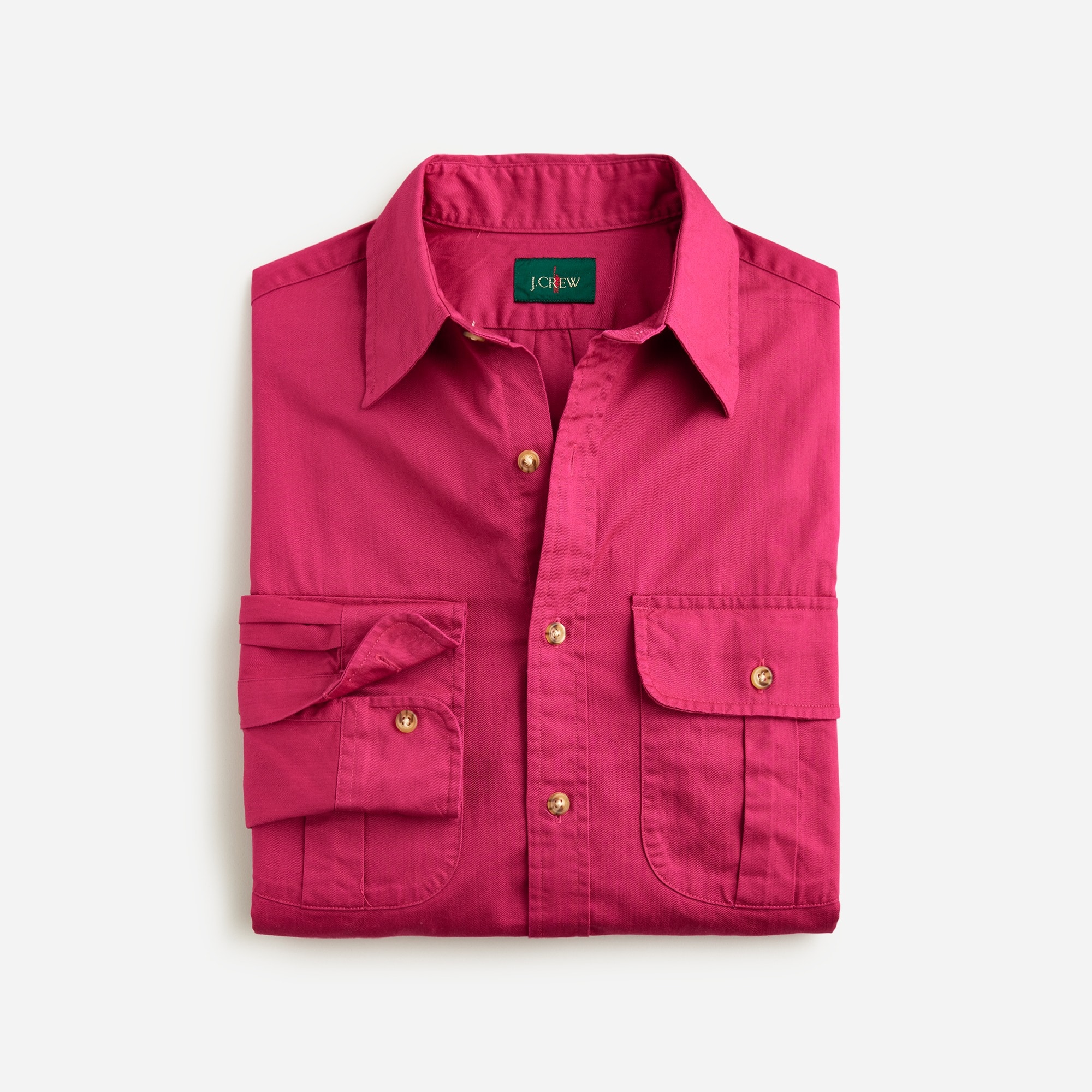 J.Crew: Heritage Twill Two-pocket Workshirt For Men