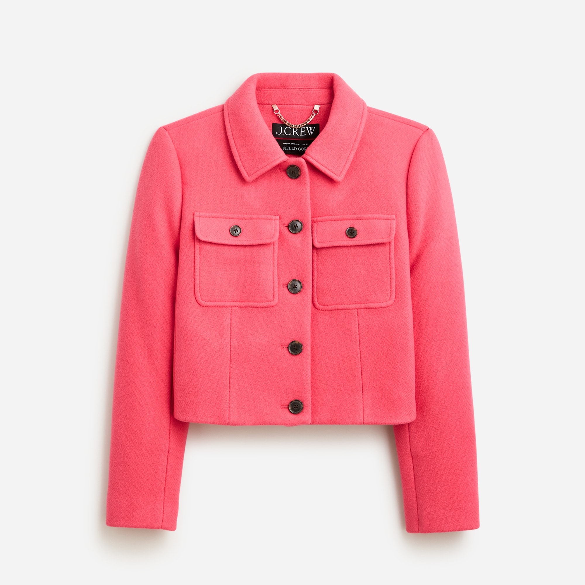 Lady Jacket In Italian Stadium-cloth Wool Blend For Women | J.Crew