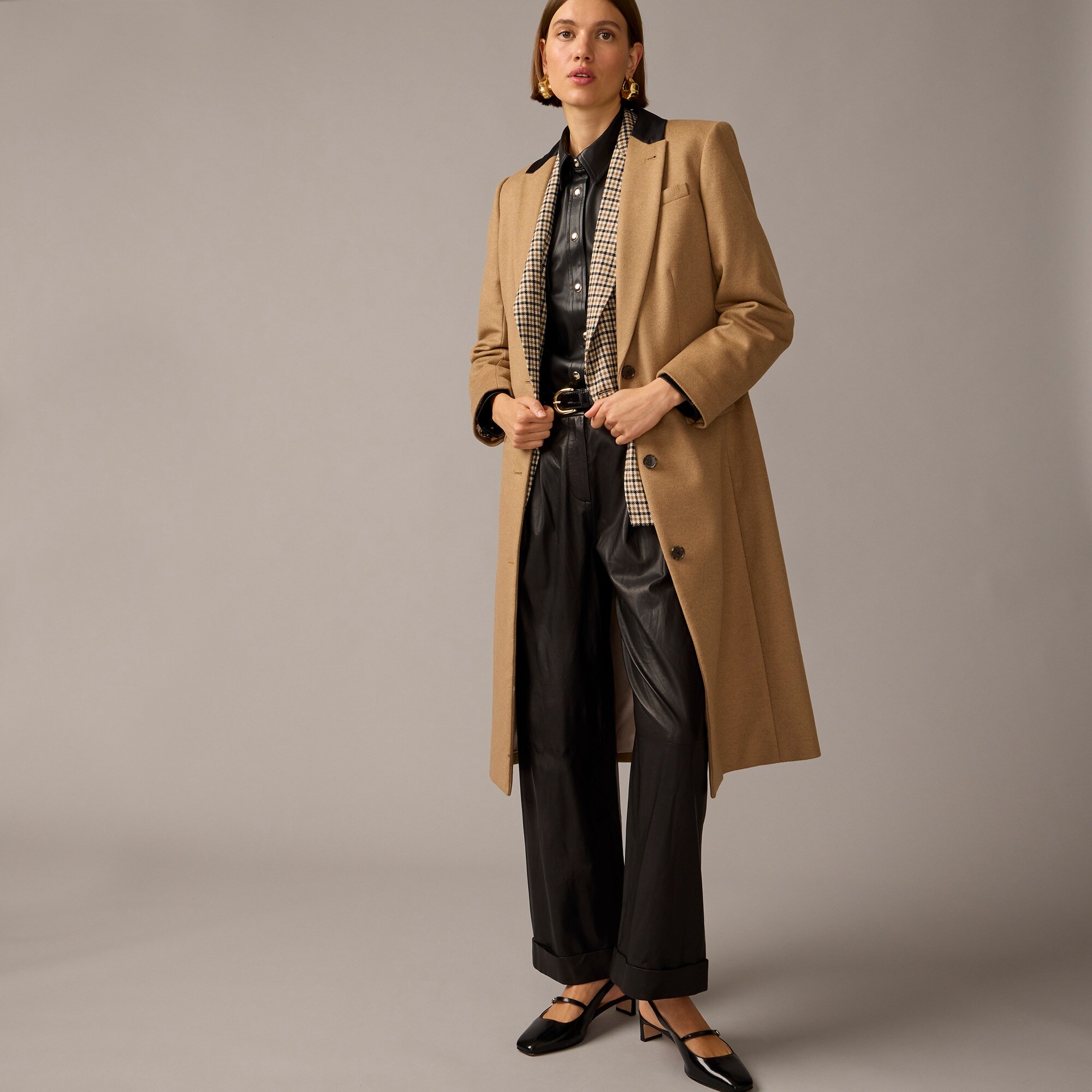 J.Crew: Alfie Topcoat In Italian Wool Blend For Women