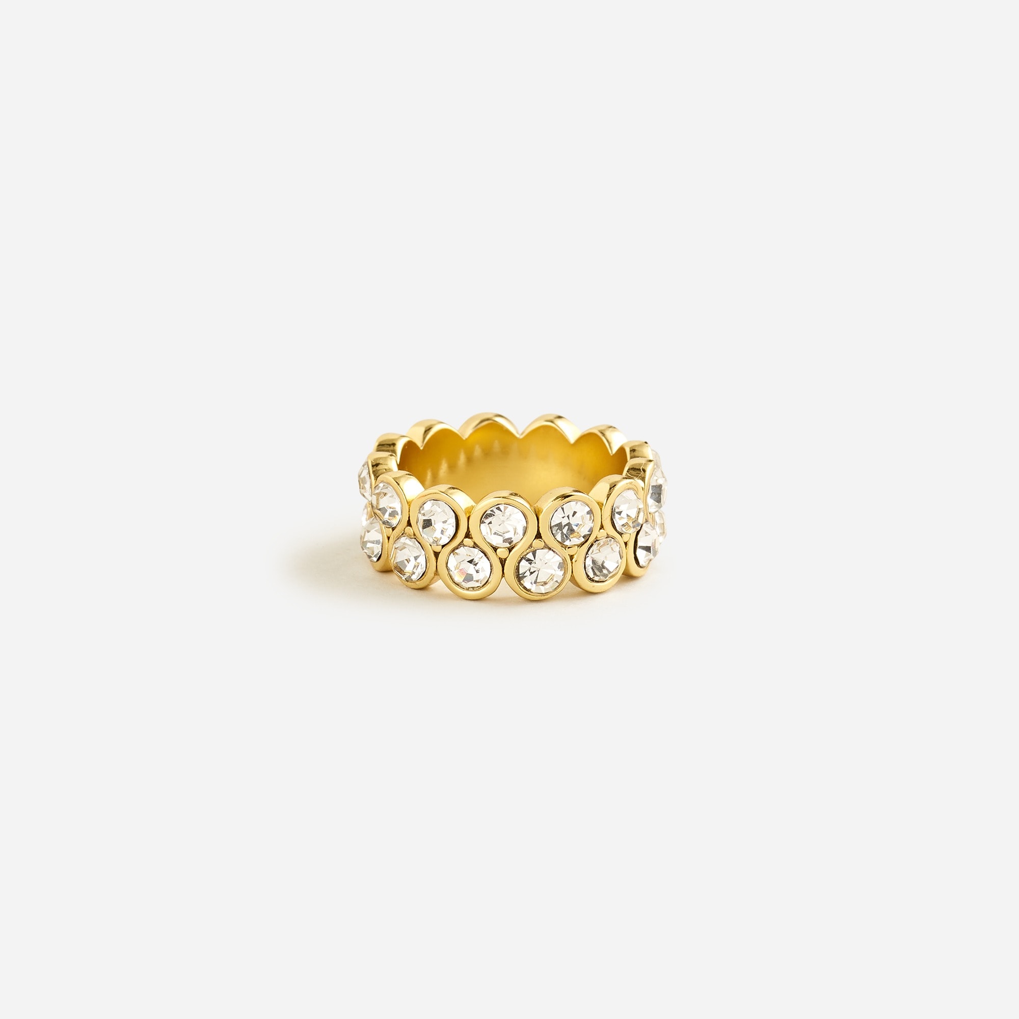 Crystal Squiggle Ring For Women | J.Crew